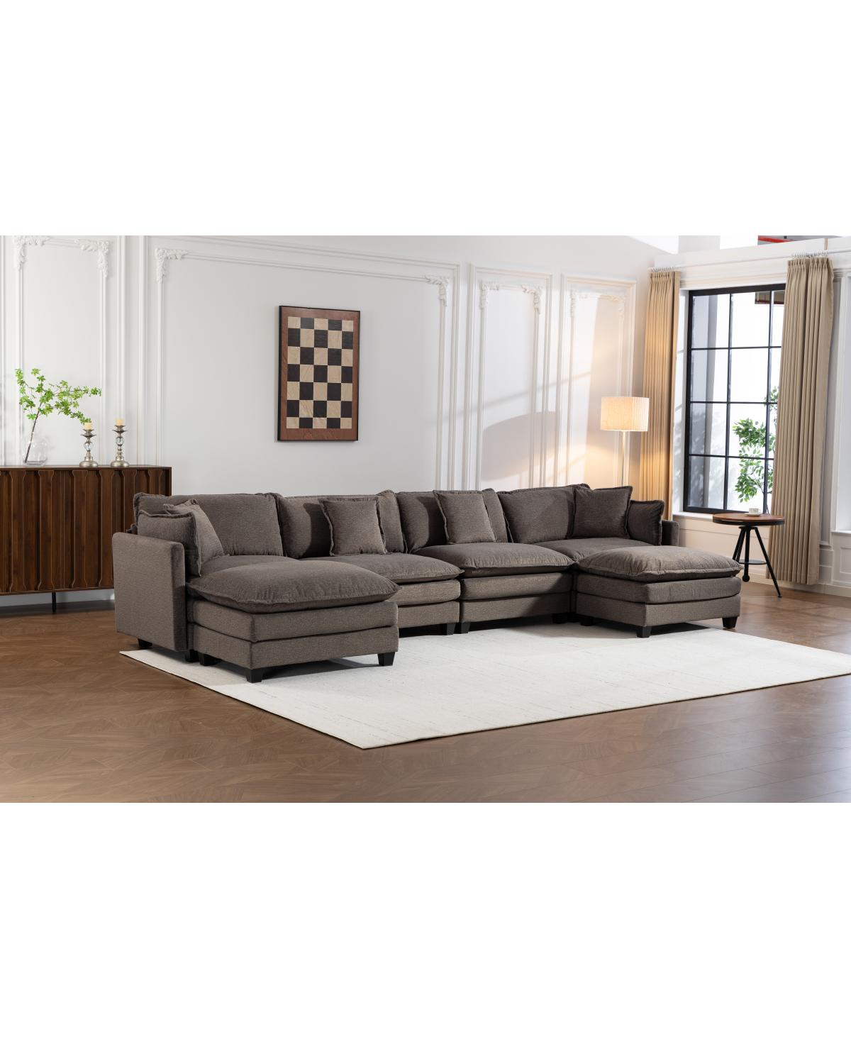 Click here for Streamdale Furniture Modern 4-Seat Sectional Sofa... prices