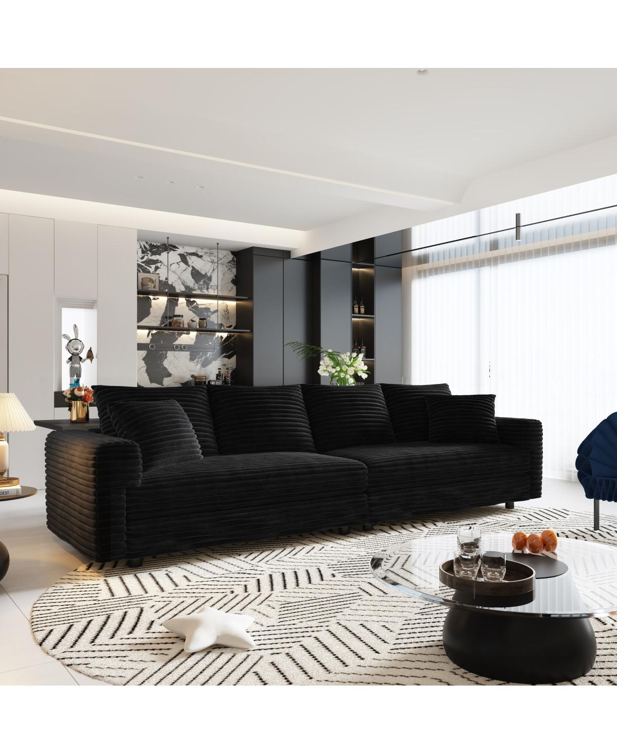 Click here for Streamdale Furniture Plush Corduroy 4-Seat Sofa  M... prices