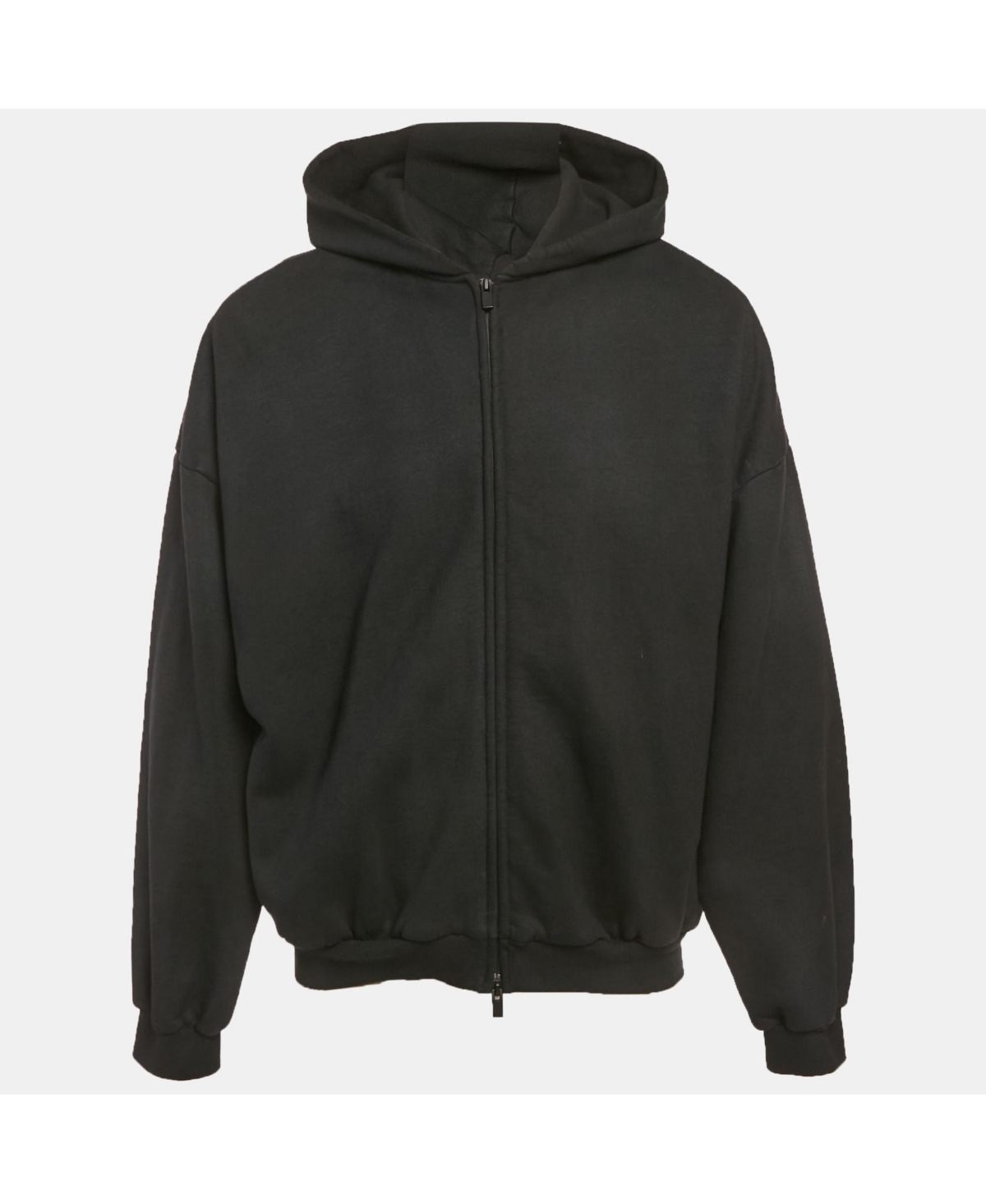 Click here for Pre-Owned Fear Of God Mens Black Cotton Zip-Up Ove... prices