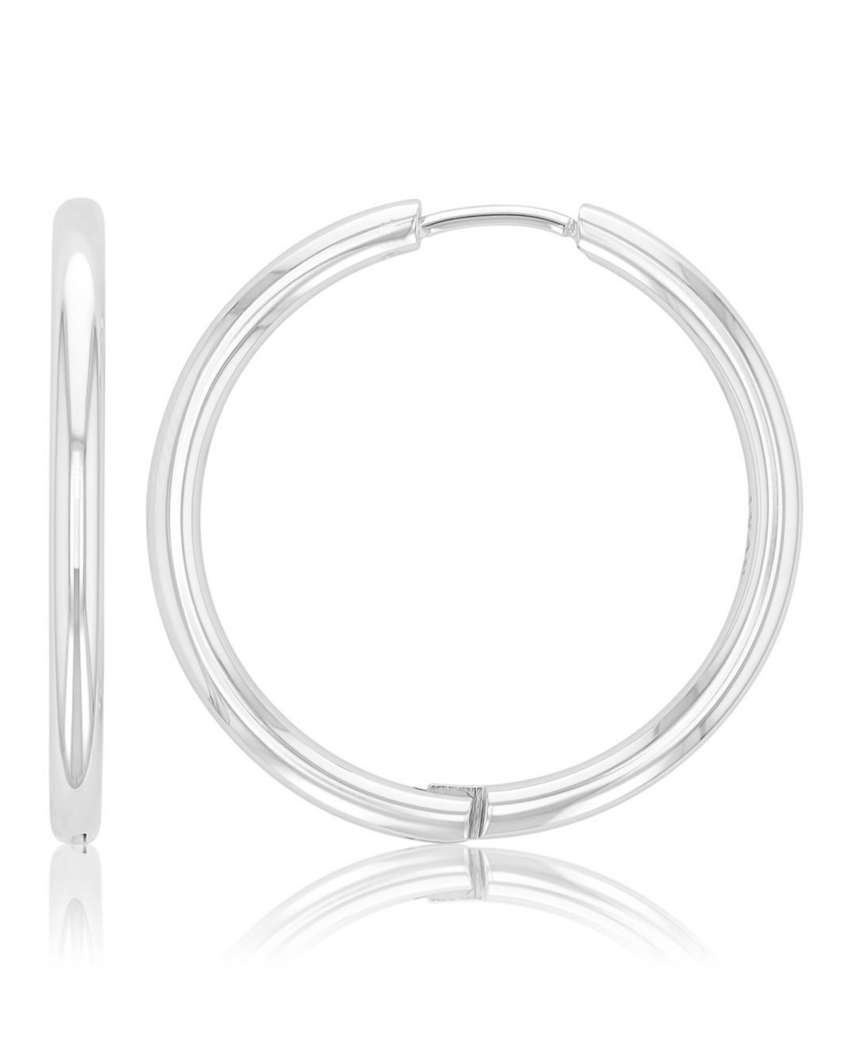 Click here for Roxy Waterproof Yellow 29mm Hoop Earrings - Platin... prices