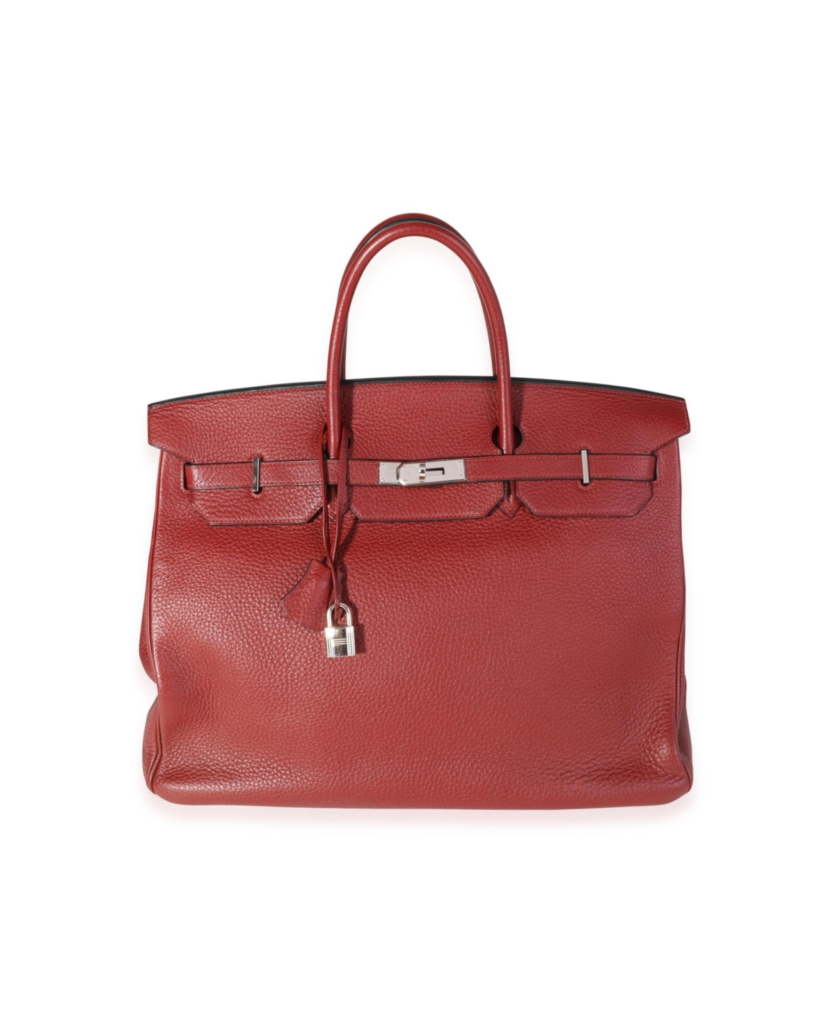 Click here for Pre-Owned Hermes Rouge Garance Clemence Birkin 40... prices