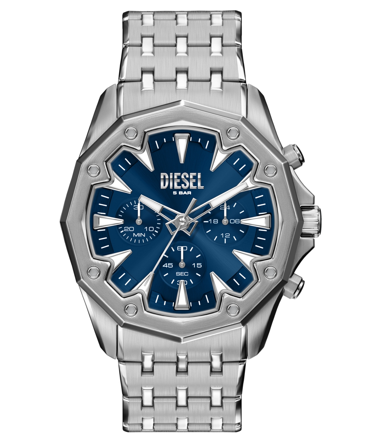 Click here for Diesel Mens Stinger Quartz Chronograph Silver Stai... prices