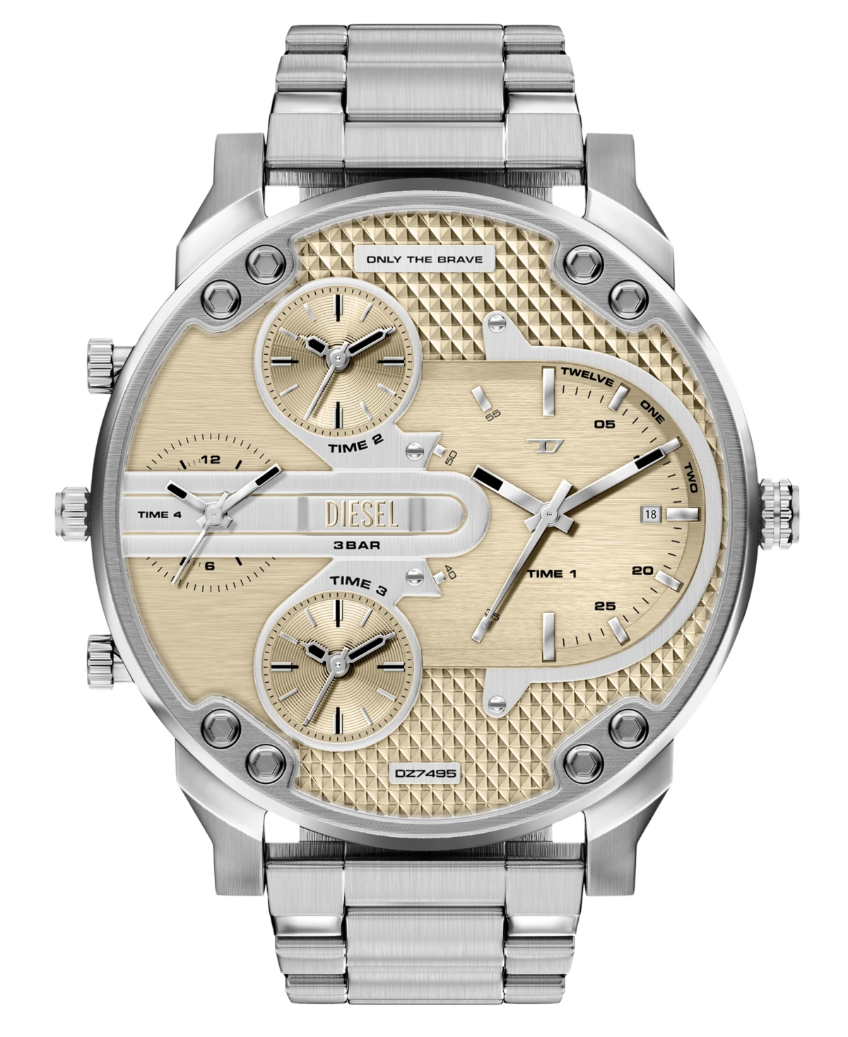 Click here for Diesel Mens Mr. Daddy Slim Quartz Multifunction Si... prices