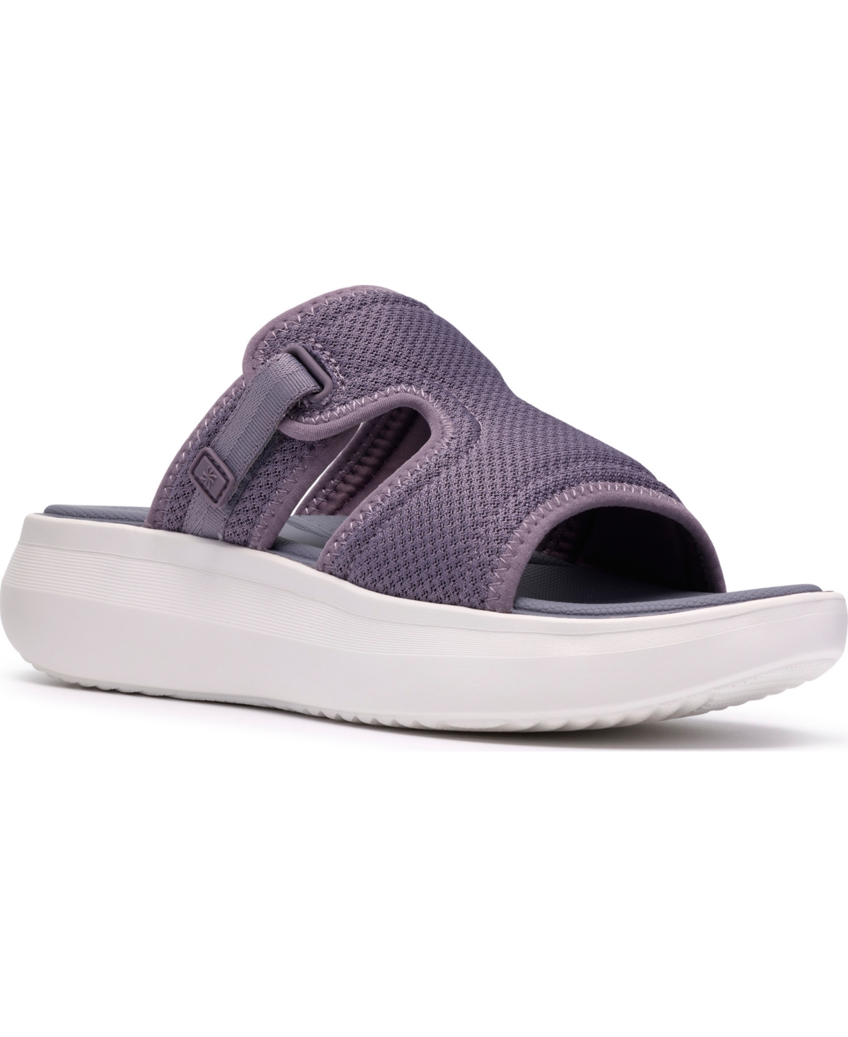 Click here for Clarks Womens Solevana Mist Slip-On Wedge Sandals... prices