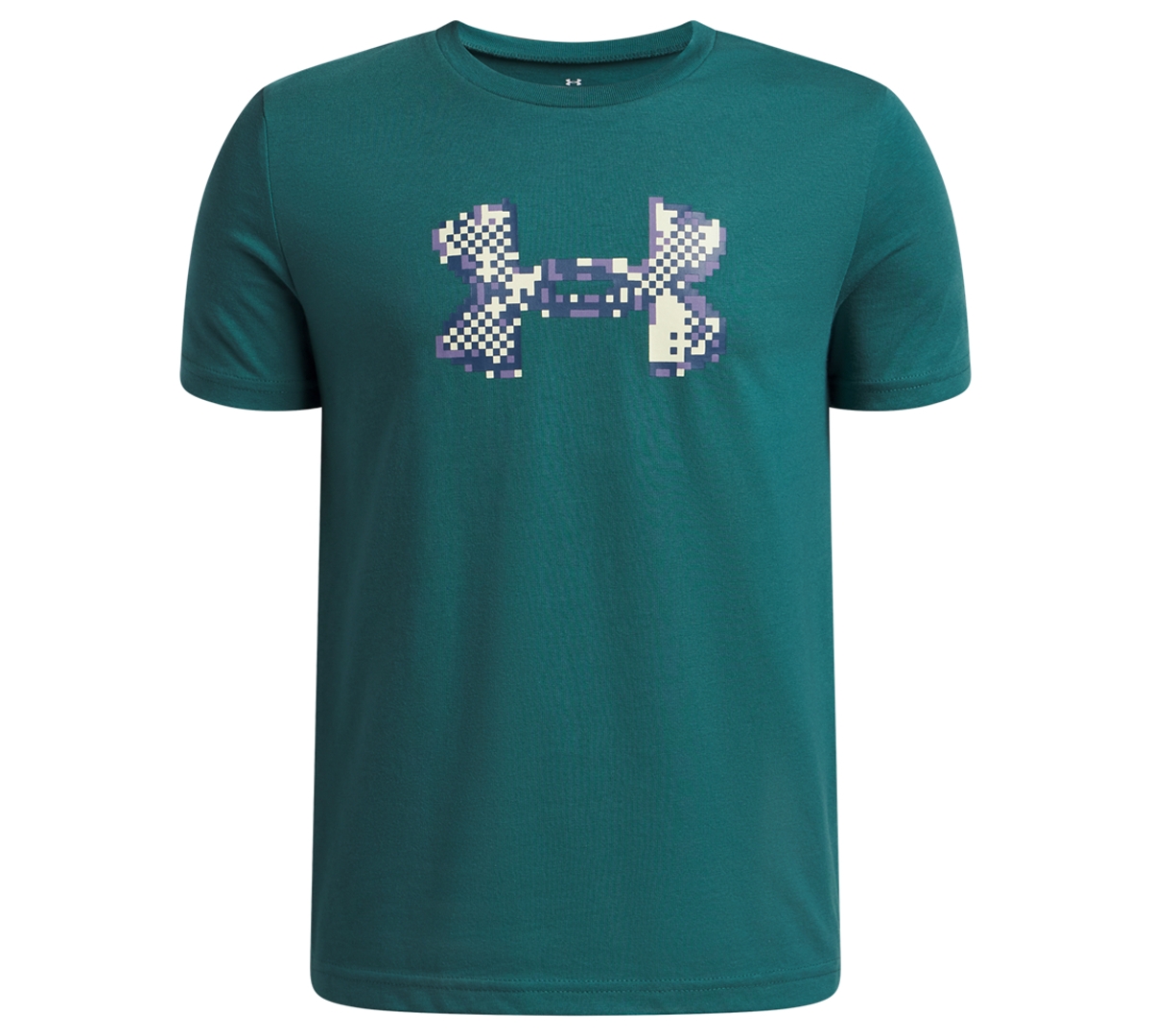 Click here for Under Armour Boys 8-20 Pixel Logo Regular Fit T-Sh... prices