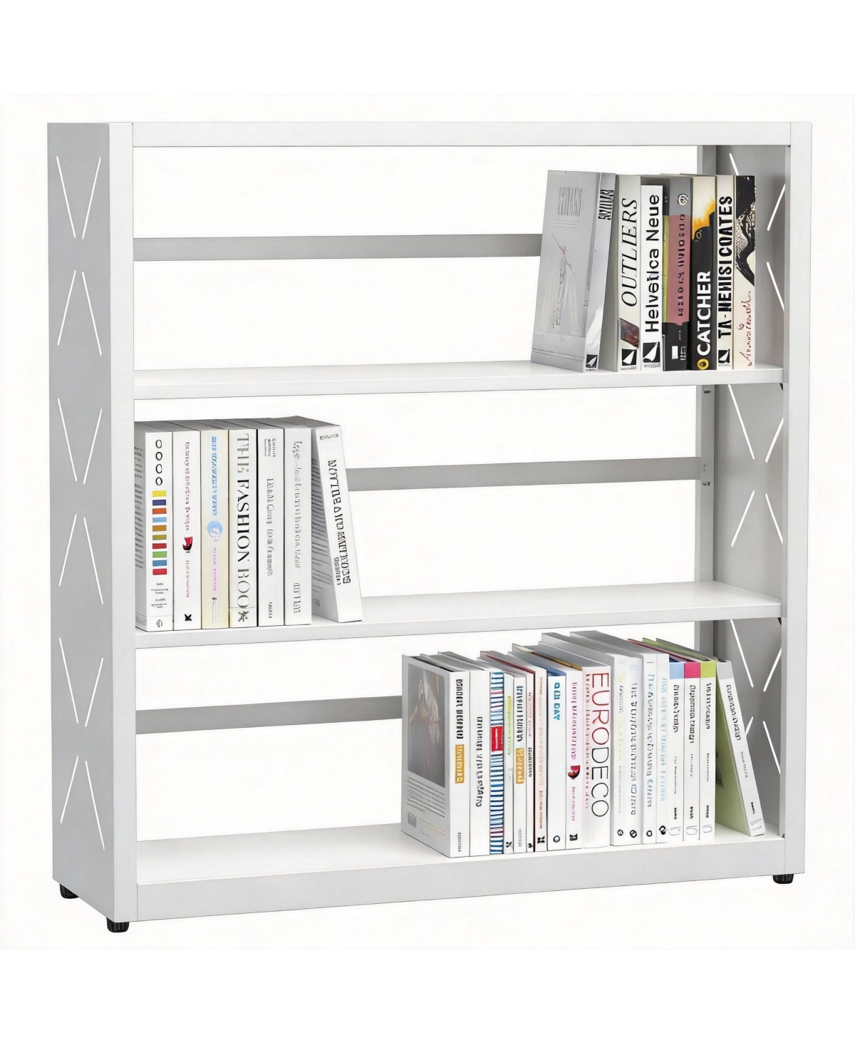 Click here for Yigii 31W 3-Tier Metal Bookcase with Adjustable Sh... prices