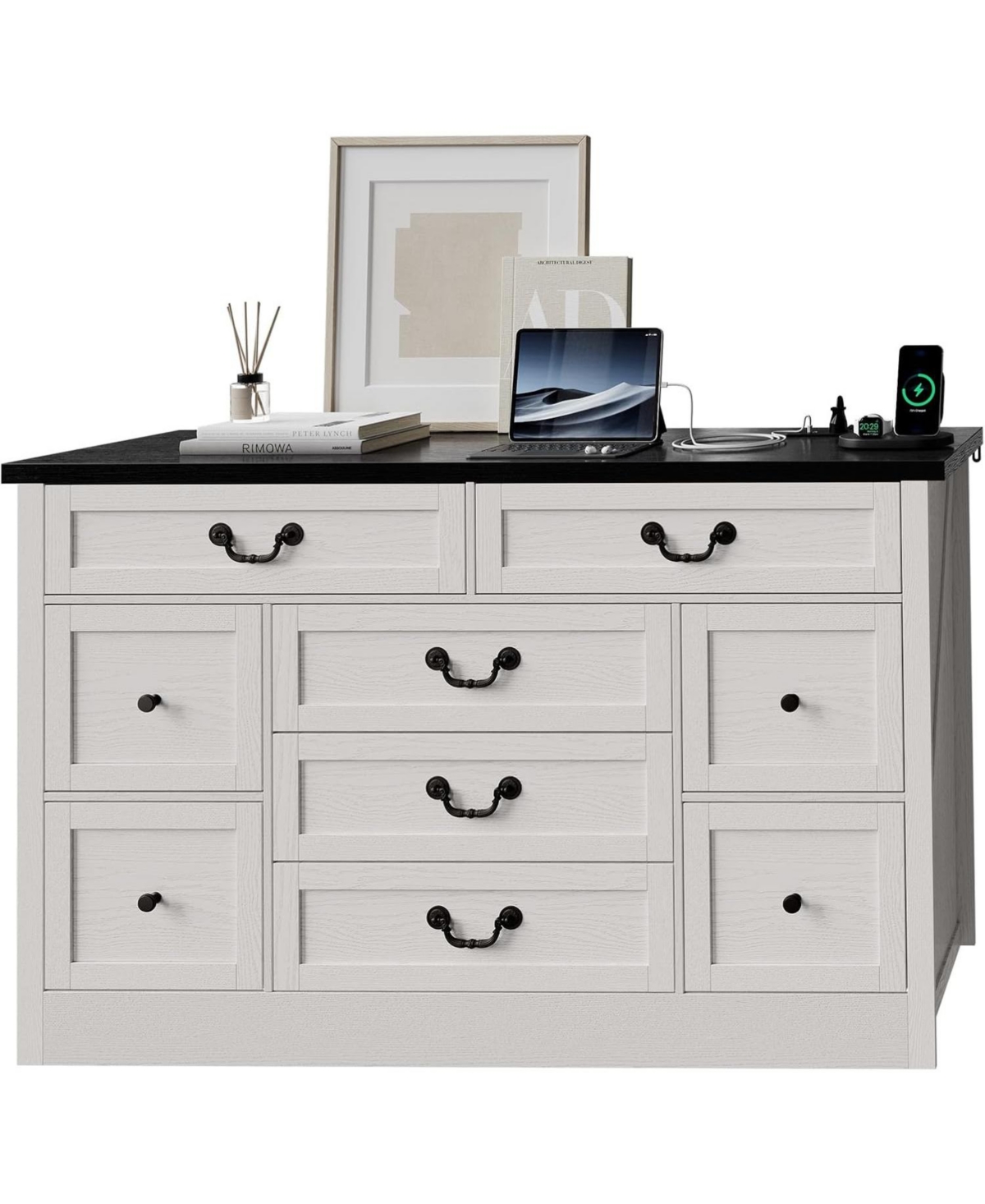 Click here for gaomon Farmhouse Dresser for Bedroom 9 Drawer Dres... prices