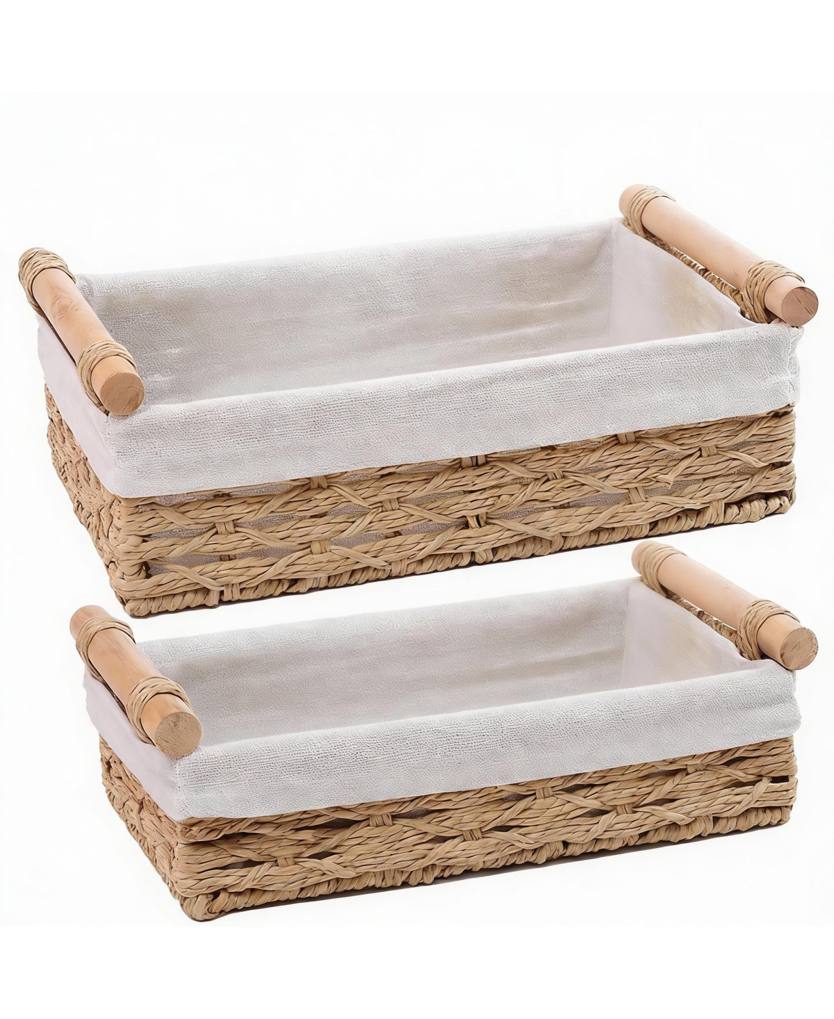 Click here for Yigii Handmade Paper Rope Storage Baskets - Brown prices
