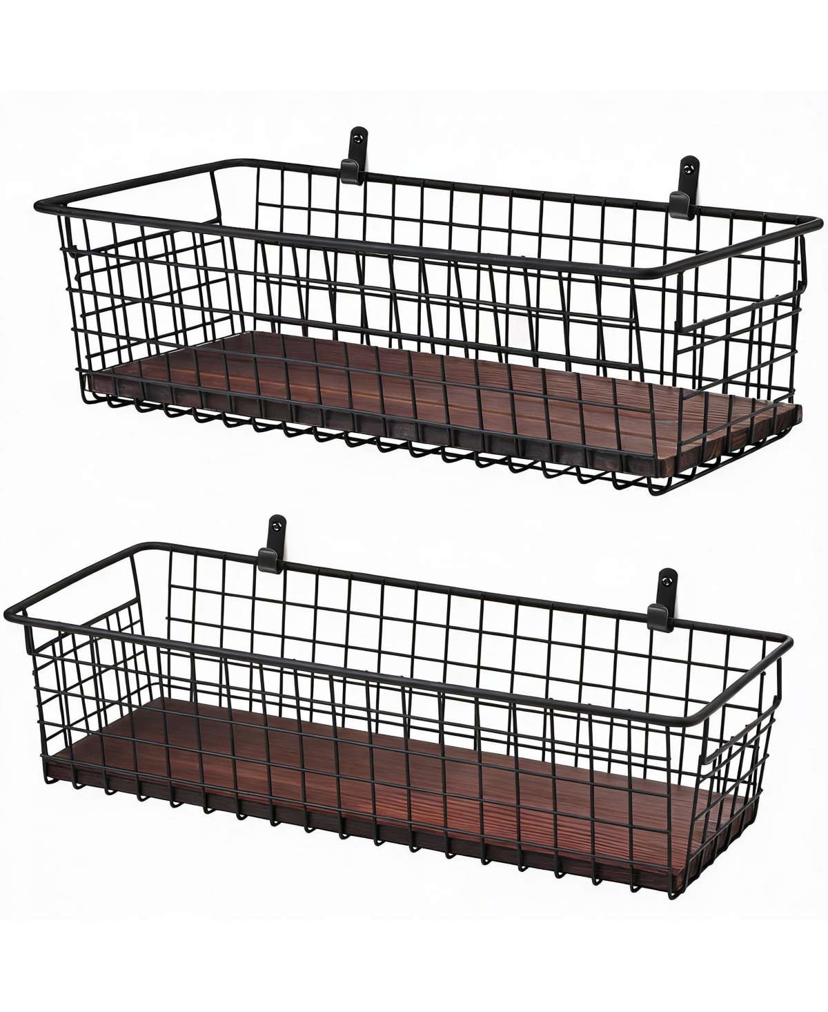 Click here for Yigii 2 Pack Metal Wire Wall Baskets with Handles... prices
