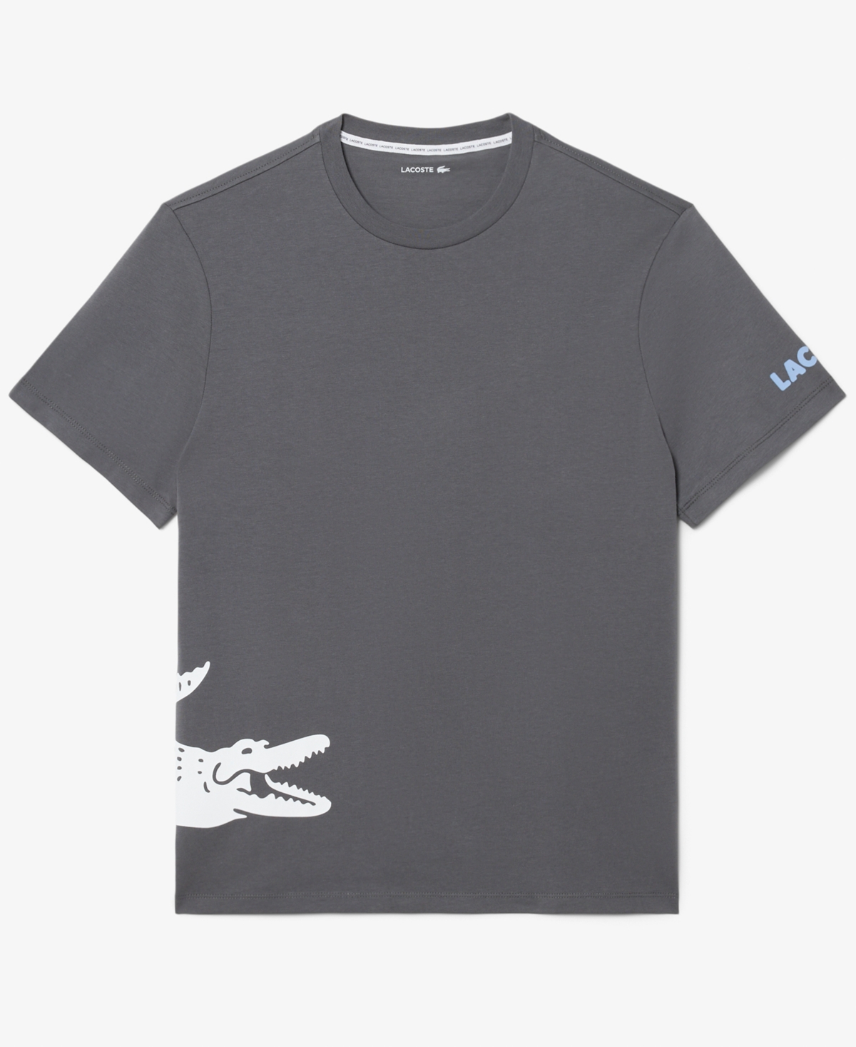 Click here for Lacoste Mens Loungewear Logo T-Shirt - Flagstone/w... prices