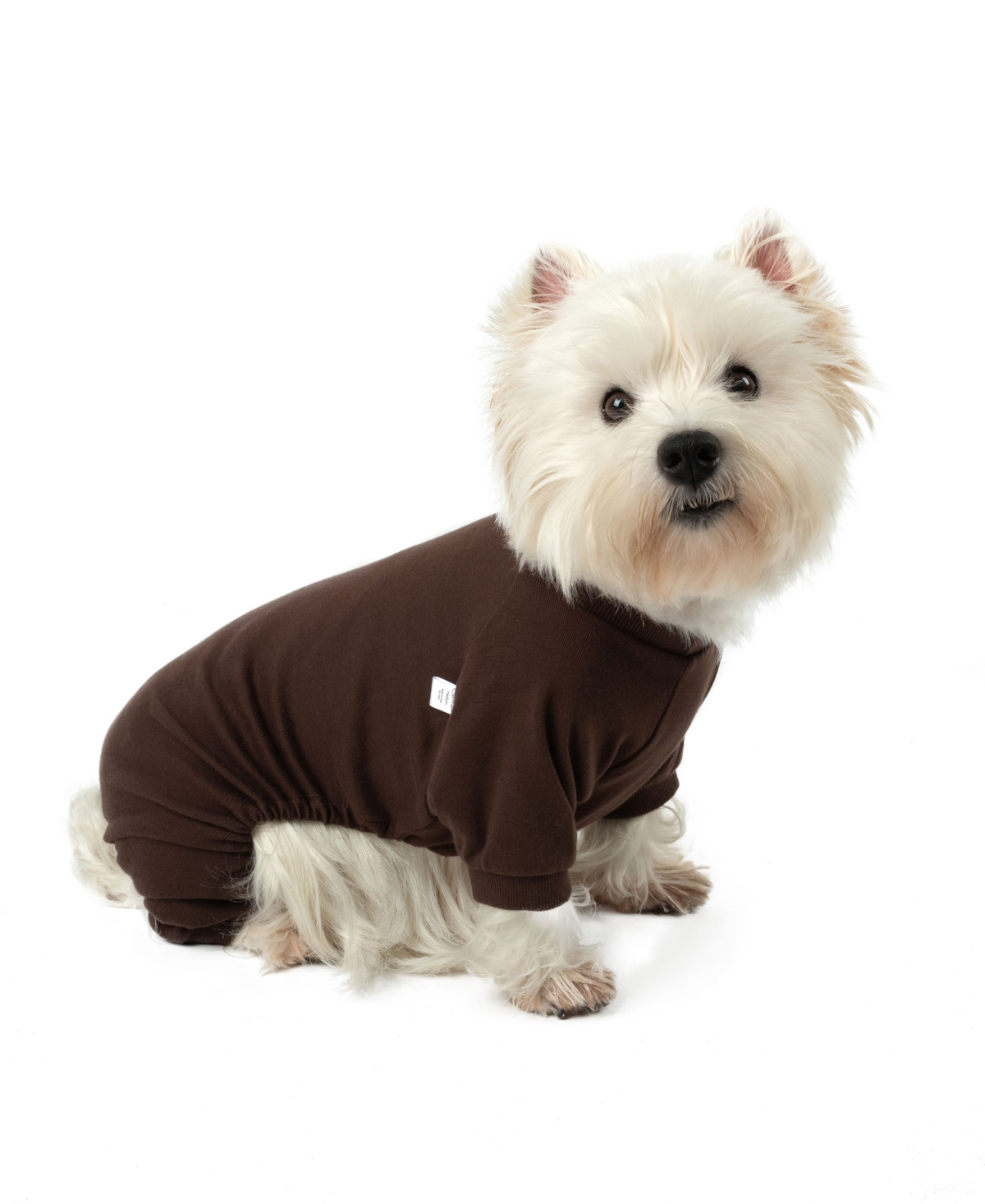 Click here for Leveret Dog Cotton Solid Pajamas - Brown prices