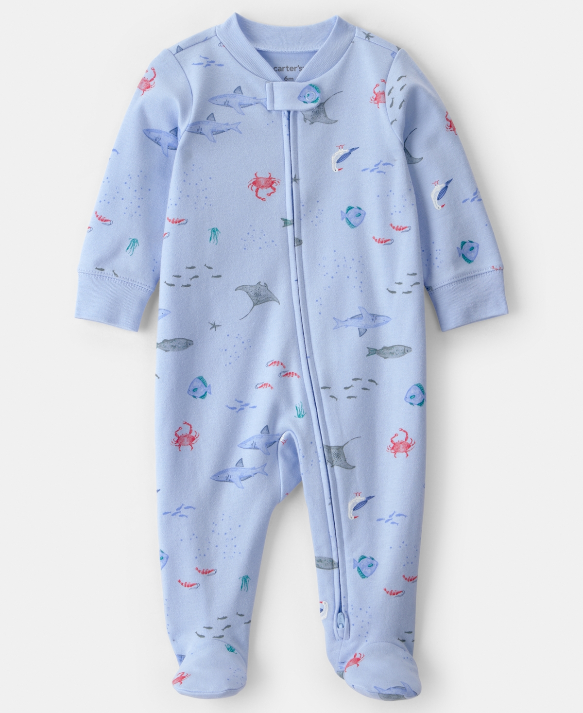 Click here for Carters Baby Boys Sea Animals Two-Way Zip One-Piec... prices