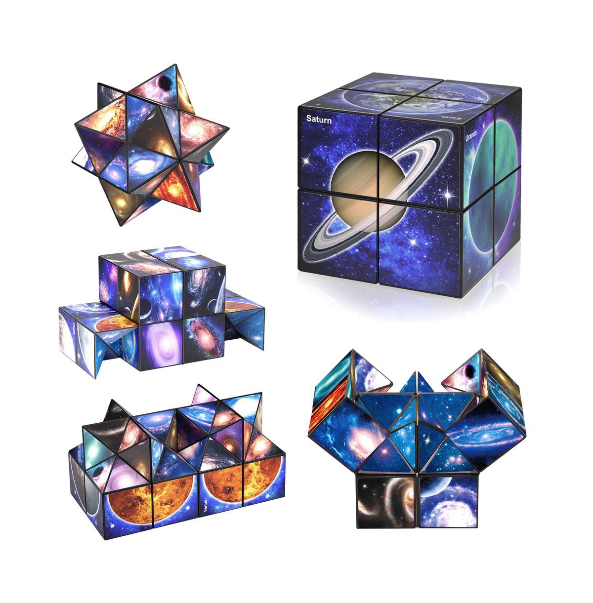 Click here for Bruce & Shark 2-in-1 Galaxy Split Magic Cube  Tran... prices
