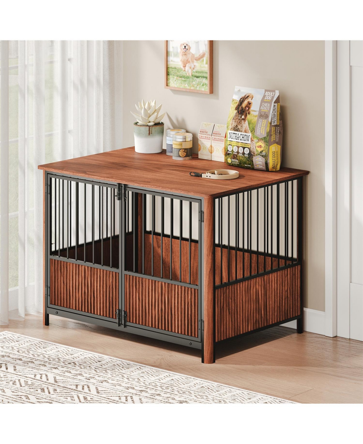 Click here for Aostirmotor 43" Furniture Style Dog Crate End... prices