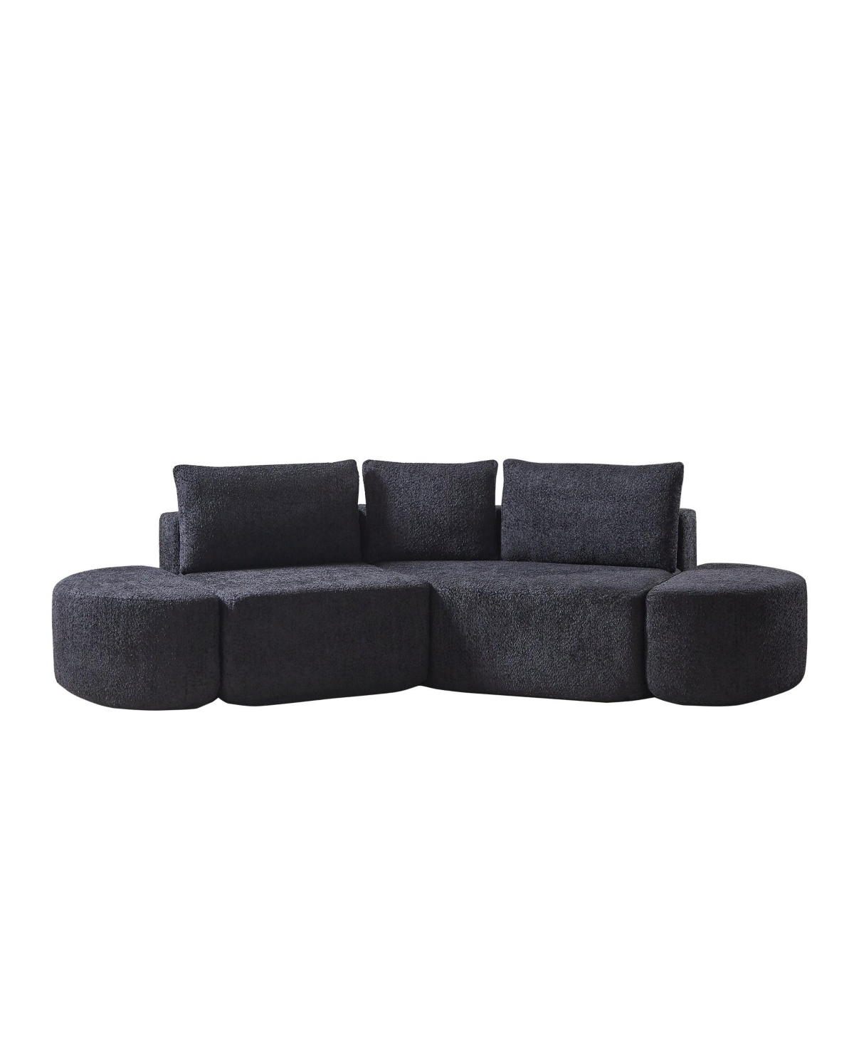 Click here for Clihome 106.3" V-Shaped Modular Sectional Sof... prices