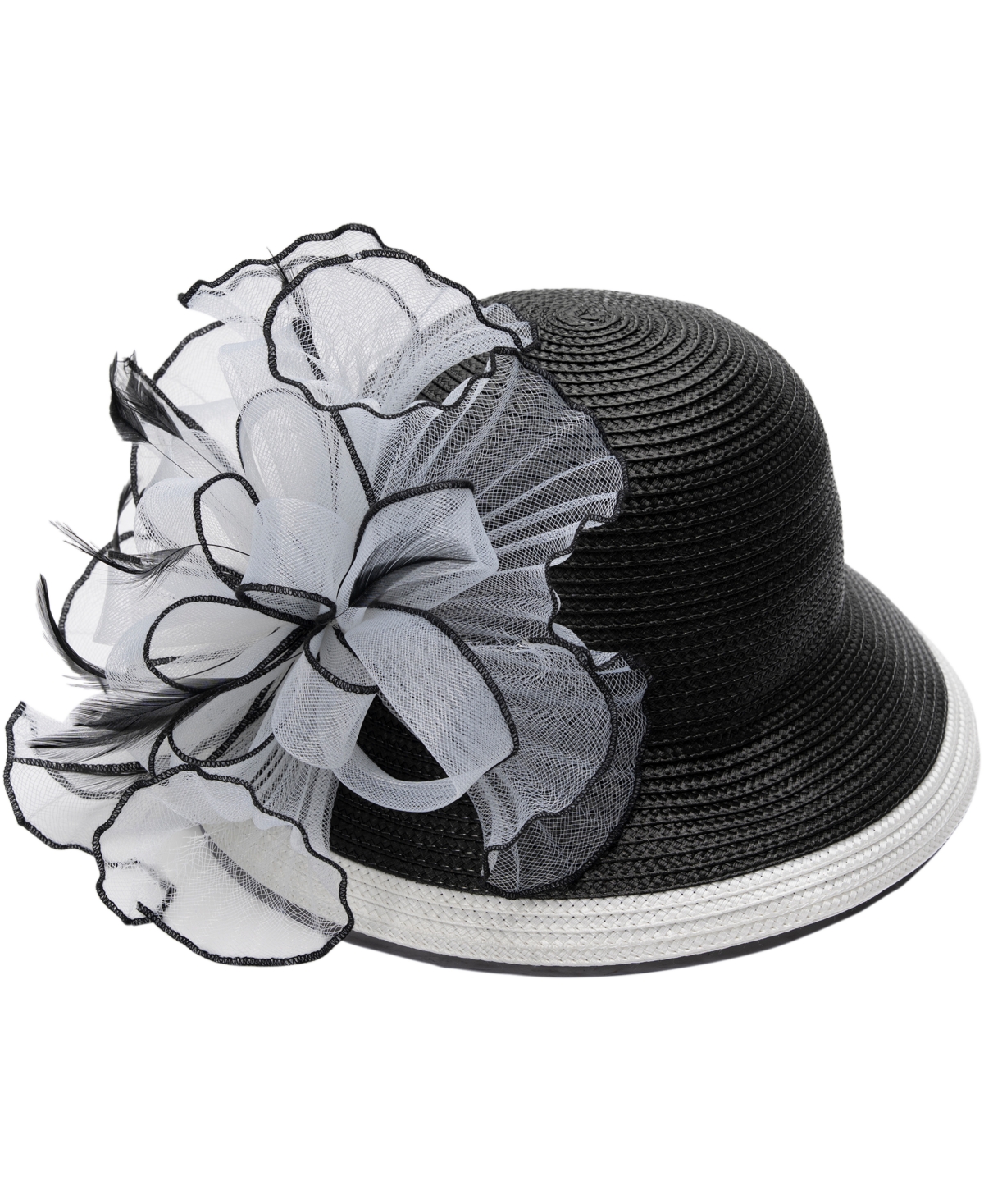 Click here for August Hats Spectator Cloche Hat - Black prices