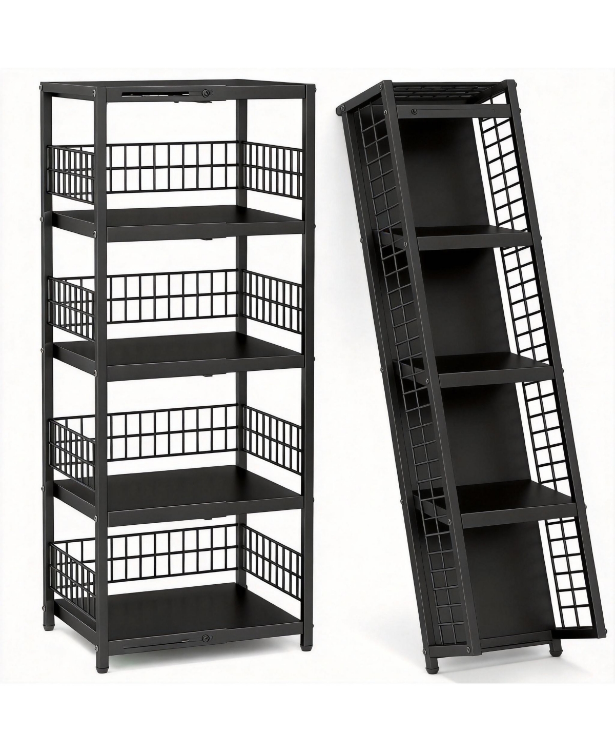 Click here for Yigii Expandable 4-Tier Metal Storage Shelf for Sm... prices