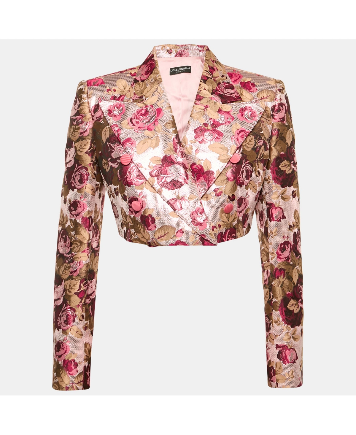 Click here for Pre-Owned Dolce & Gabbana Womens Pink Floral Lurex... prices