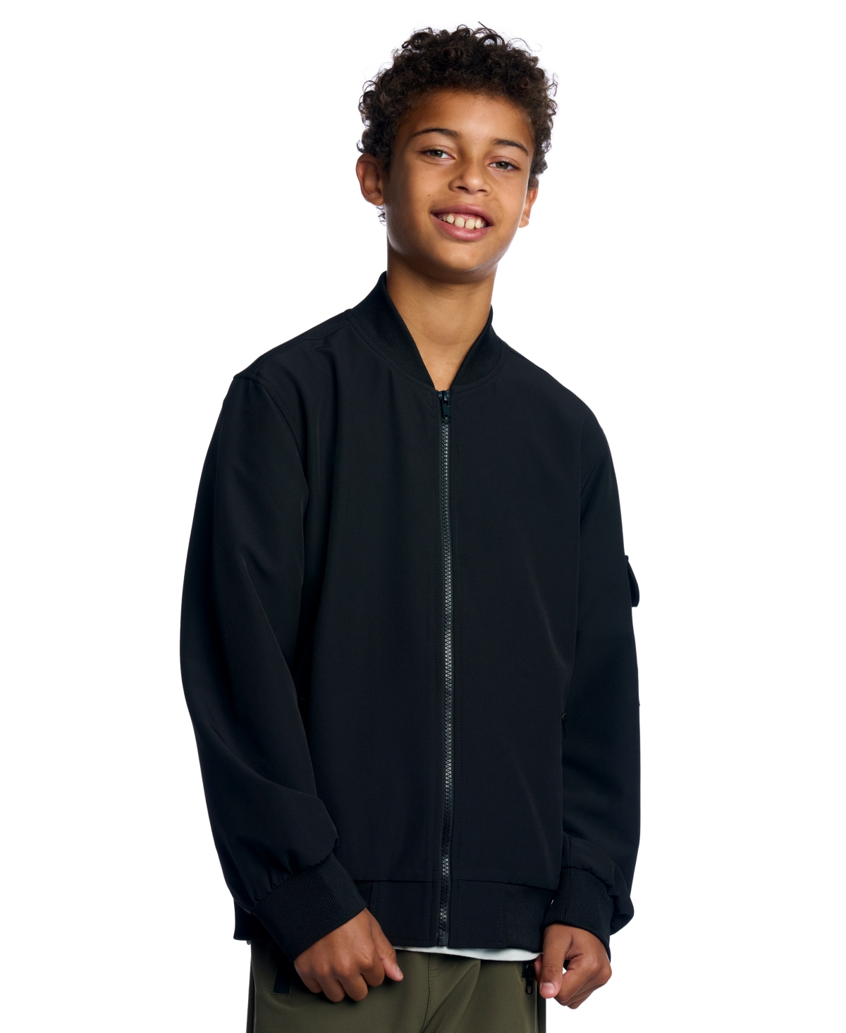Click here for Sovereign Code Boys 5-20 Bomber Jacket - Gunmetal prices