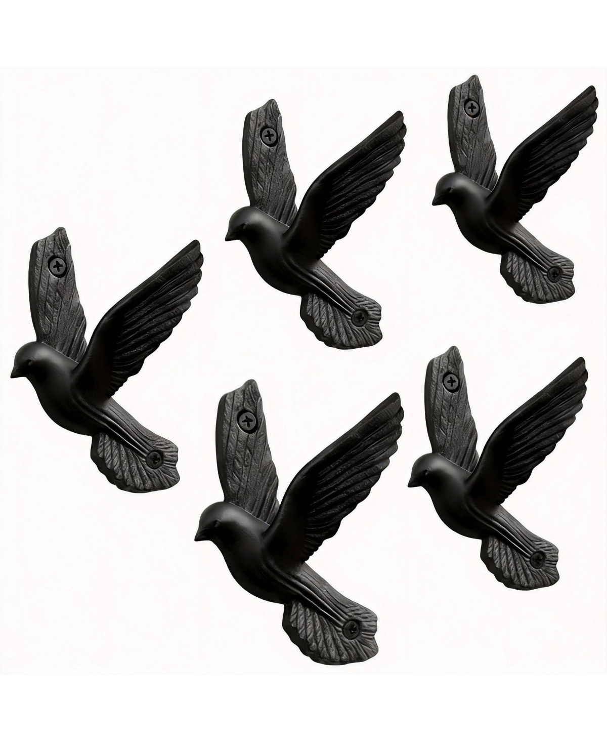 Click here for Yigii Rustic Cast Iron Pigeon Coat Hooks - 5 Pack... prices