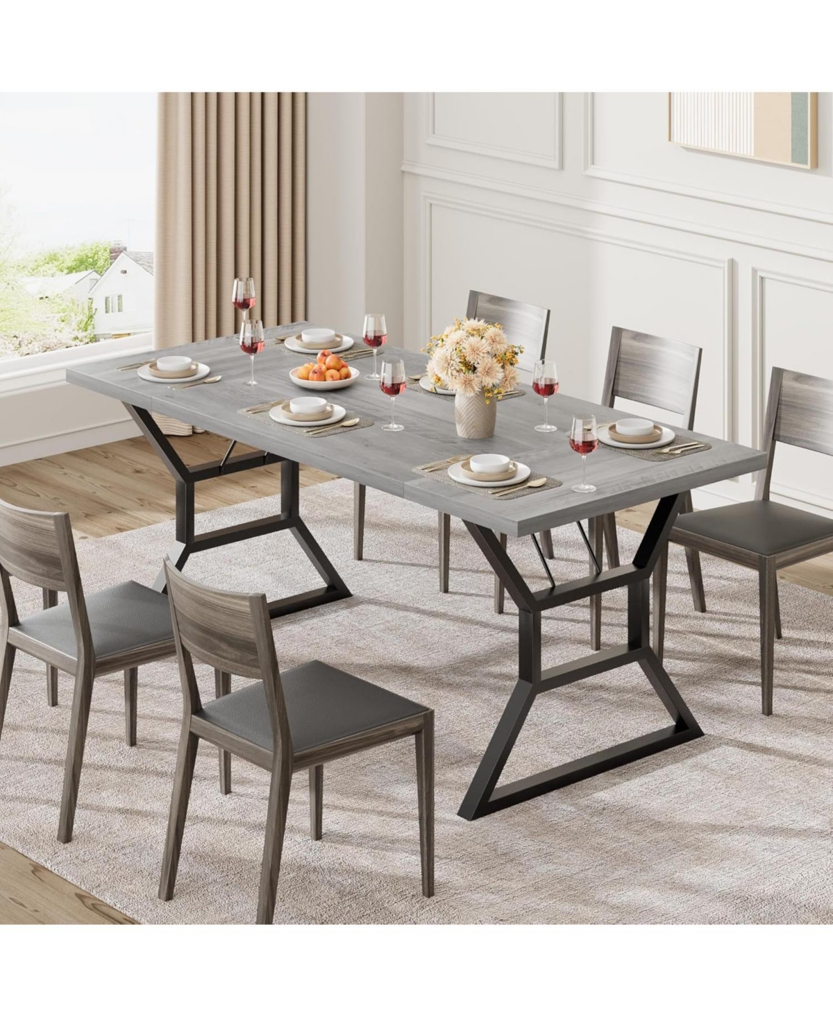 Click here for Gaomon Kitchen Table 70.9 inch Large Dining Room T... prices