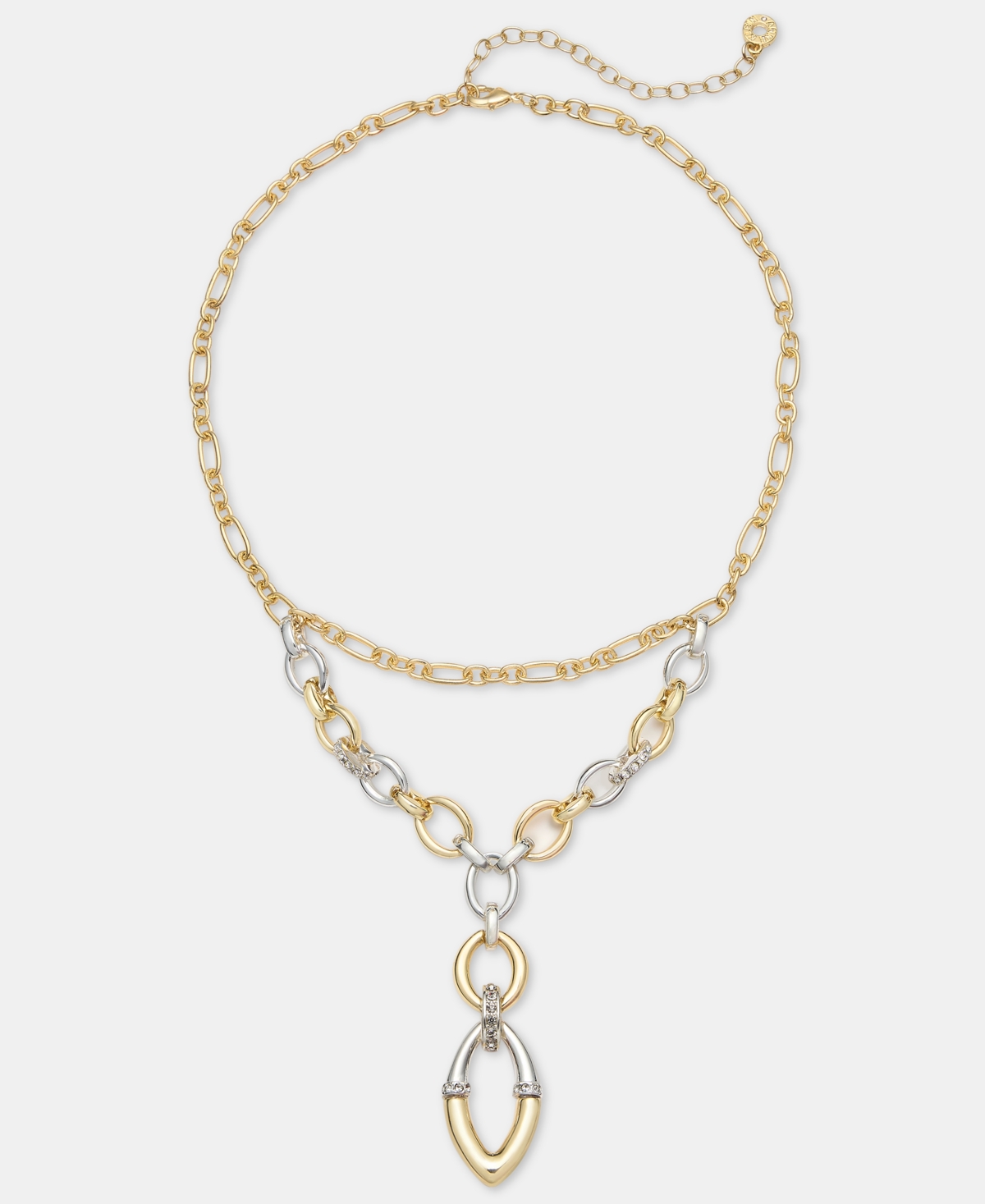 Click here for Anne Klein Linked Layered Lariat Necklace  16 + 3... prices