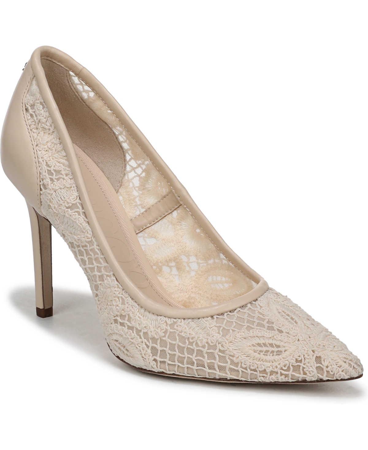 Click here for Sam Edelman Womens Hazel Mesh Pumps - Warm Ivory prices