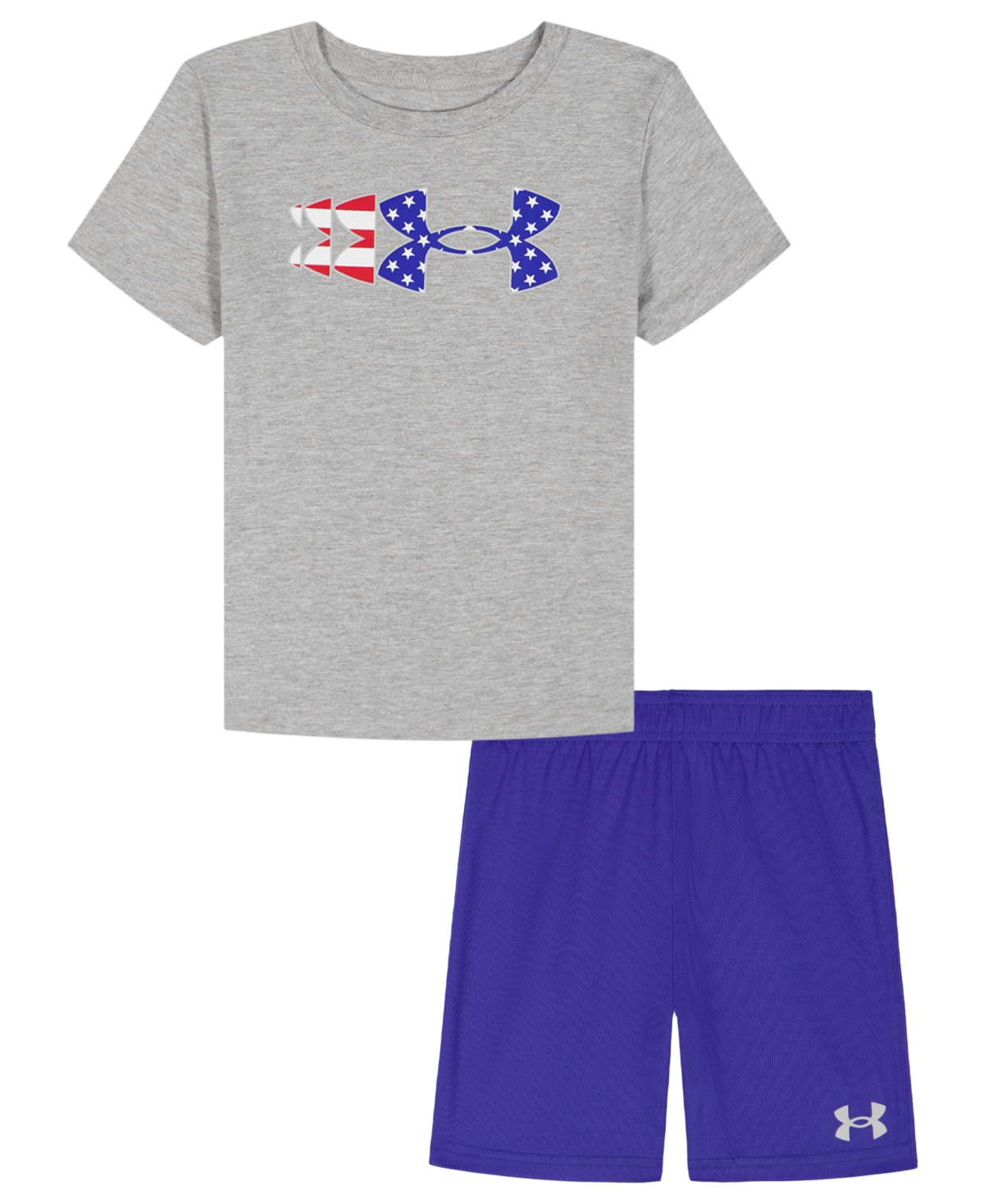 Click here for Under Armour Boys 4T-7 Ua Flag Logo T-Shirt and Sh... prices