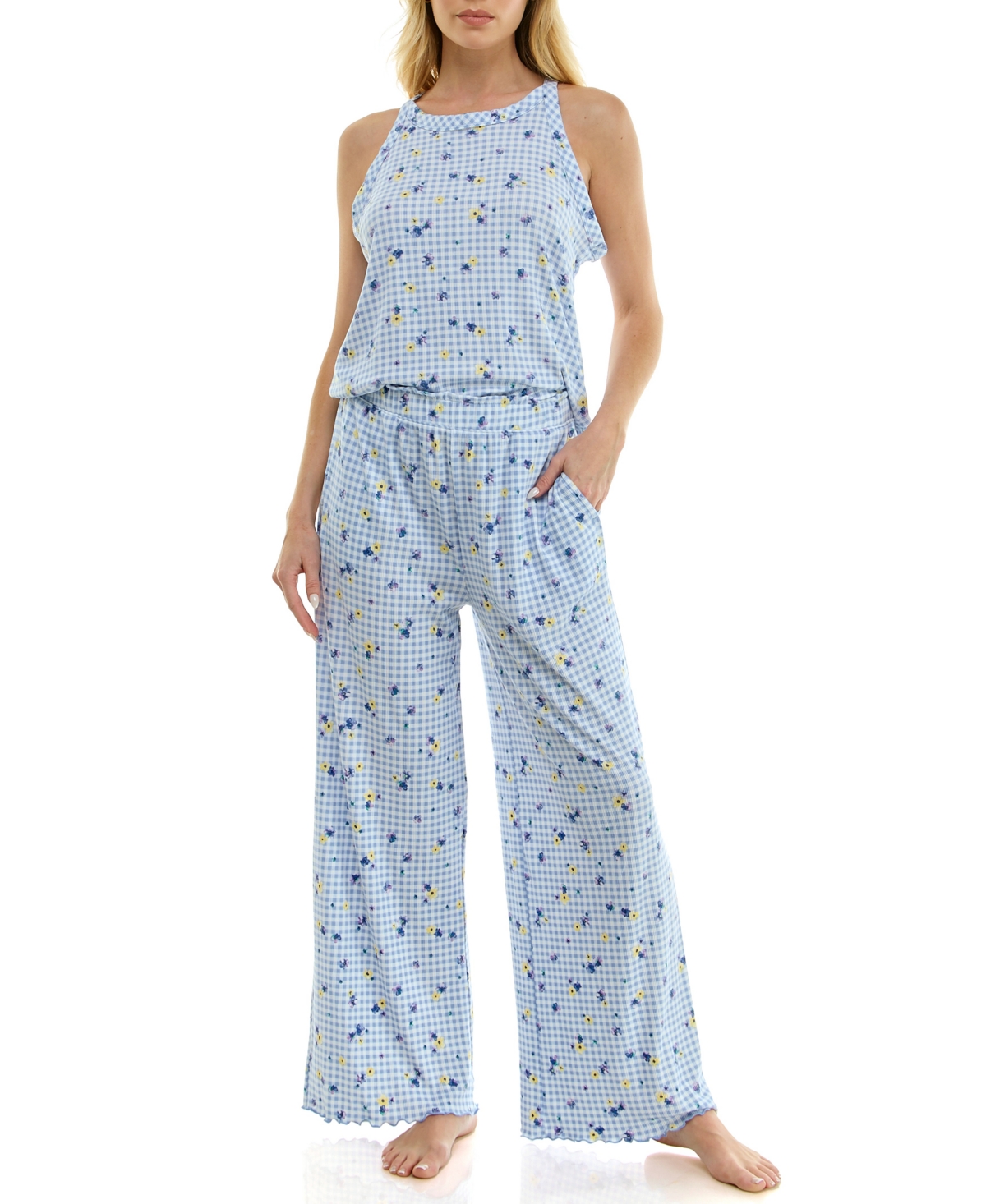 Click here for Roudelain Womens High Neck Tank Top & Pants  2-Pie... prices