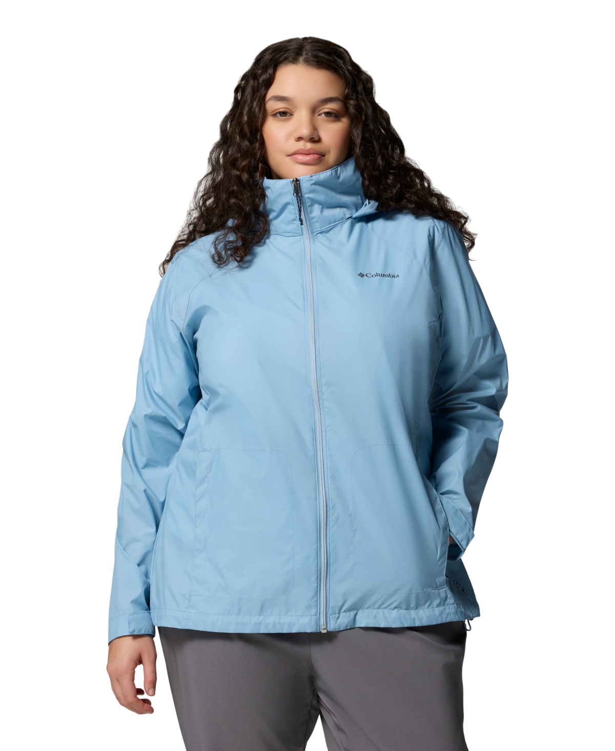 Click here for Columbia Plus Size Lightweight Rain Shell Jacket -... prices
