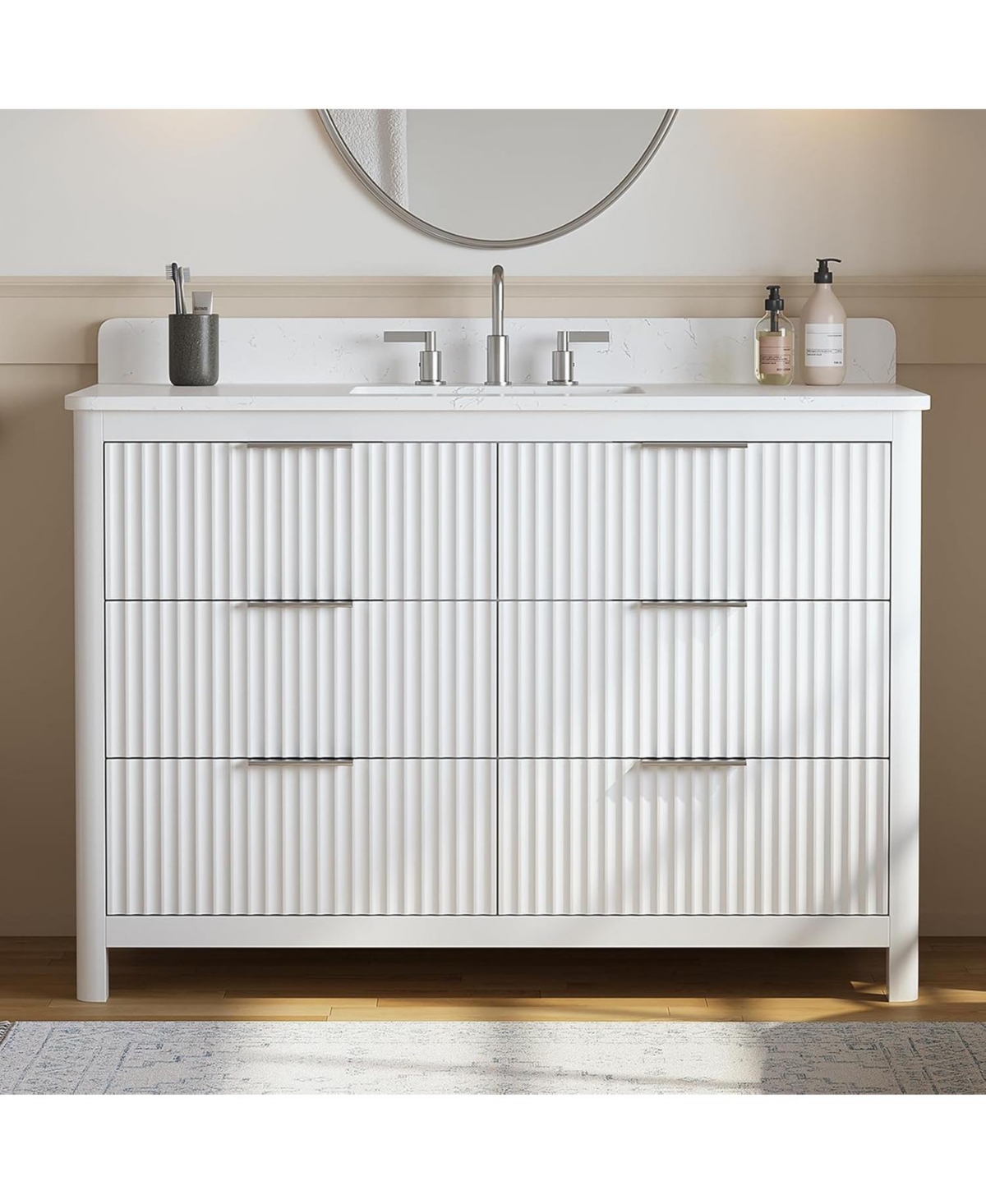 Click here for Busdays 48 Inch Bathroom Vanity with Sink  Undermo... prices