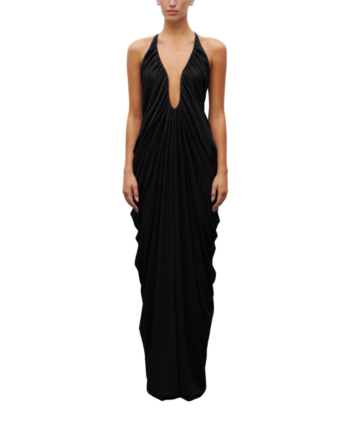 Click here for Heiress Beverly Hills Womens The Draped Halter Gow... prices