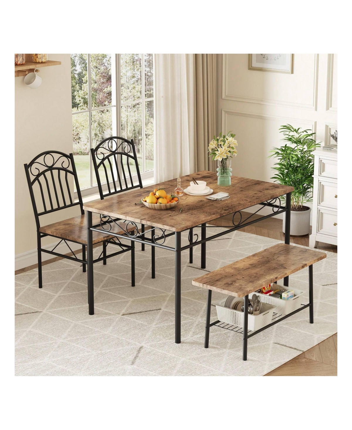 Click here for Gaomon Kitchen Table Dining Table Set For 4 4Piece... prices