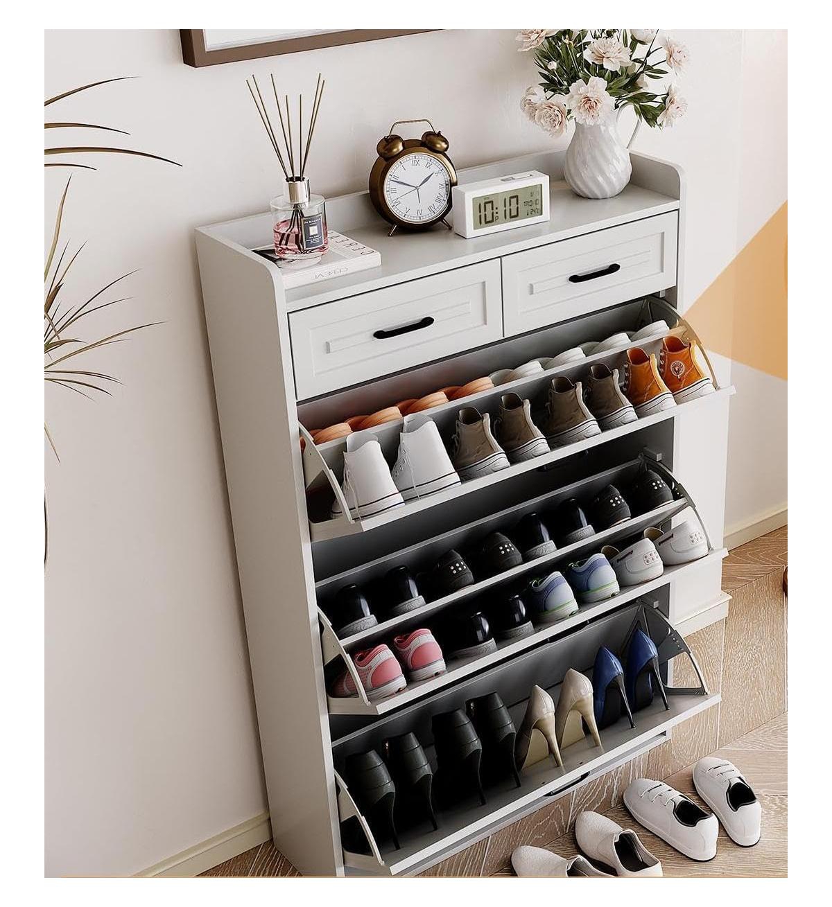 Click here for gaomon Shoe Cabinet with 3 Flip Drawers & 2 Drawer... prices