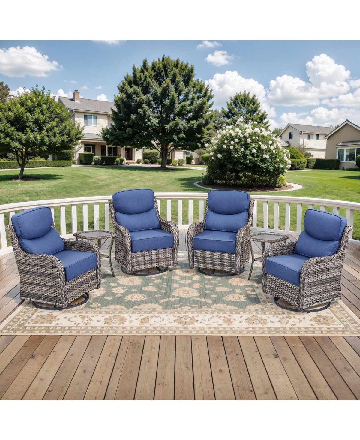 Click here for Draft - Gymojoy Crescent Swivel Glider All-Weather... prices