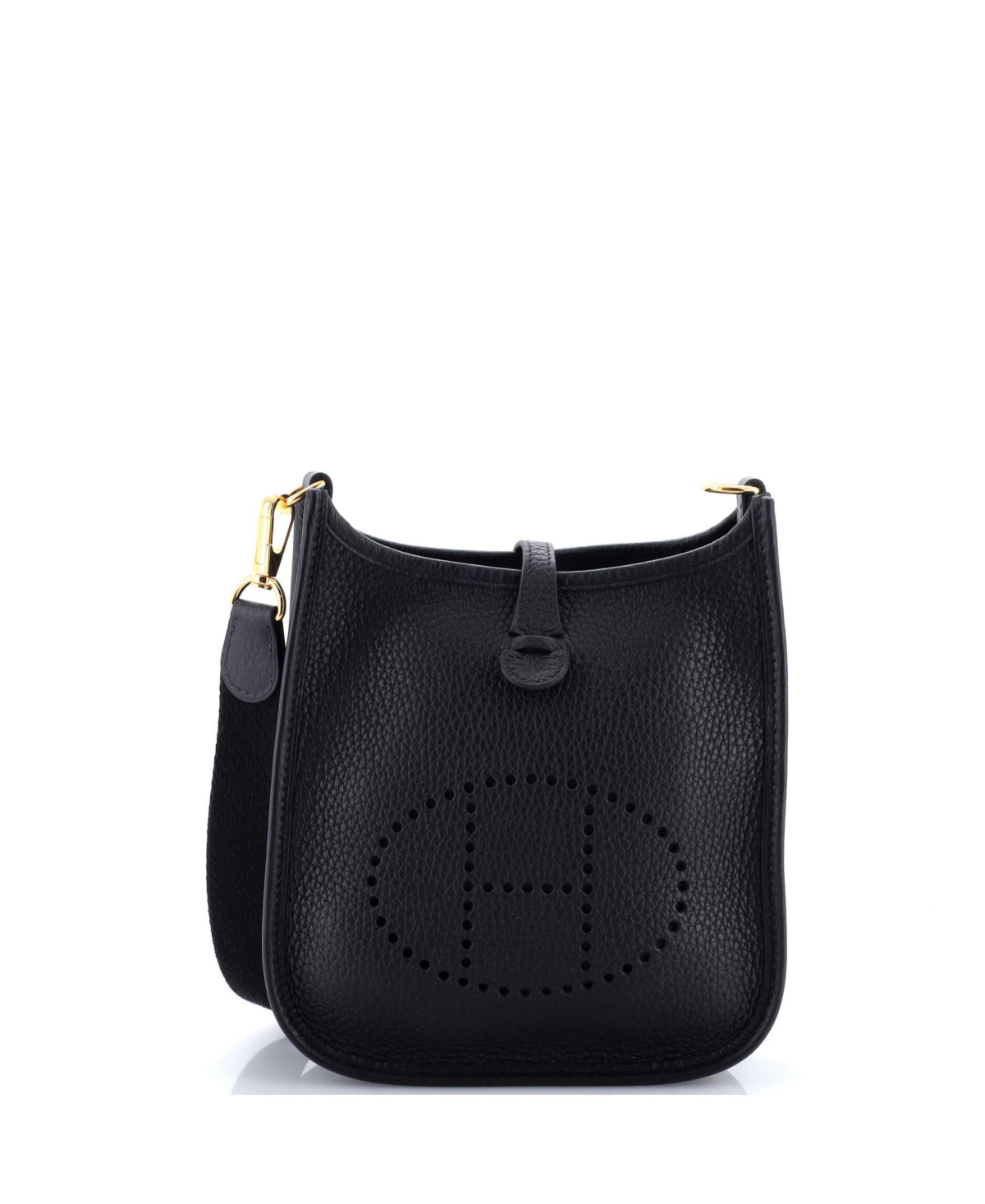 Click here for Pre-Owned HERMES Tpm Evelyne Bag Gen Iii Clemence... prices