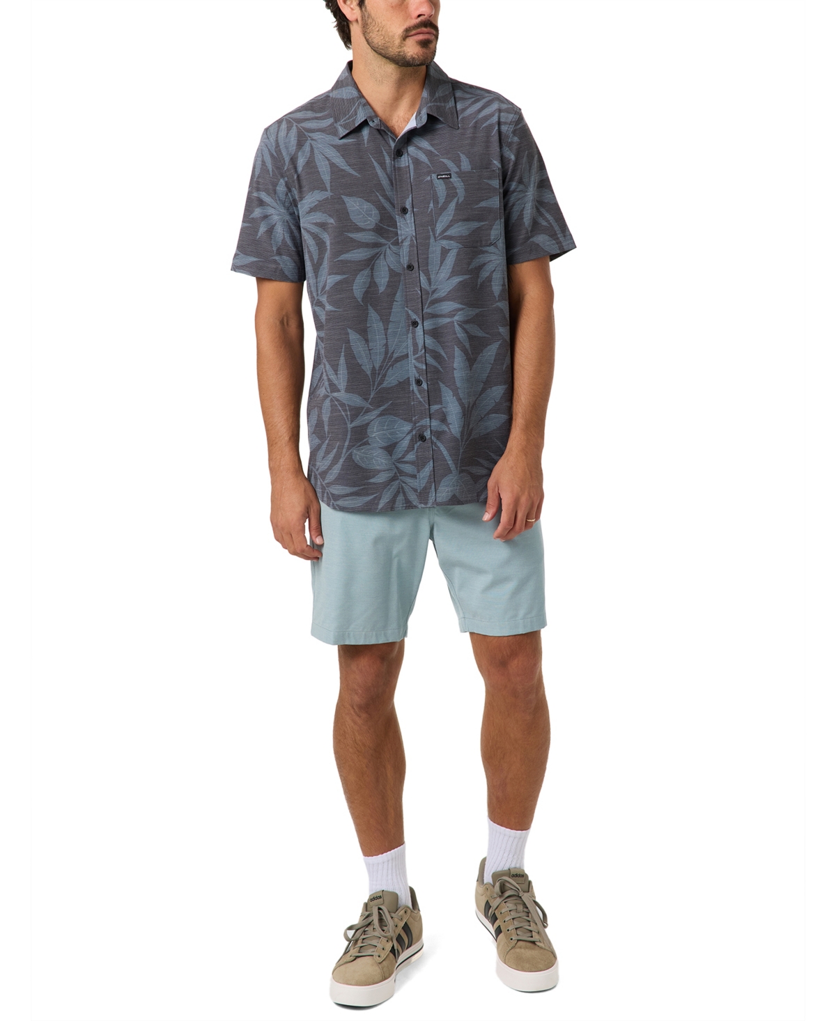 Click here for ONeill Mens Regular-Fit Short-Sleeve Shirt - Black prices