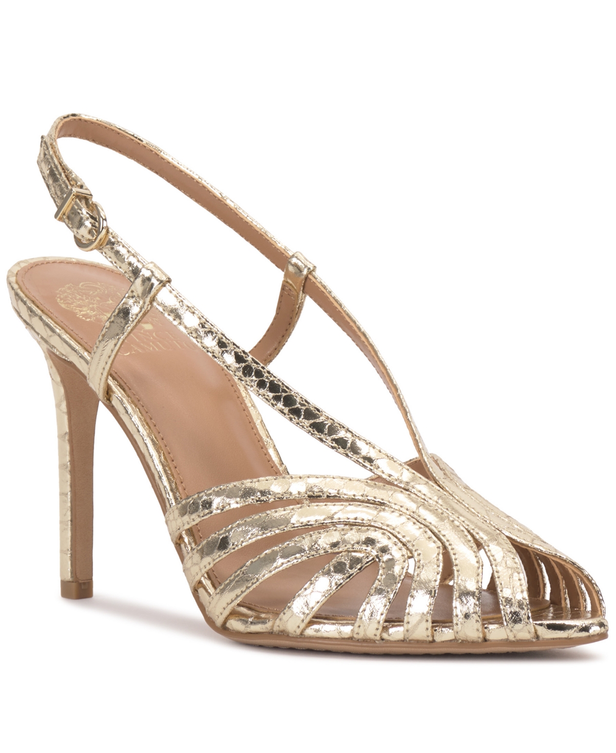 Click here for Vince Camuto Womens Hannie Peep-Toe Slingback Dres... prices