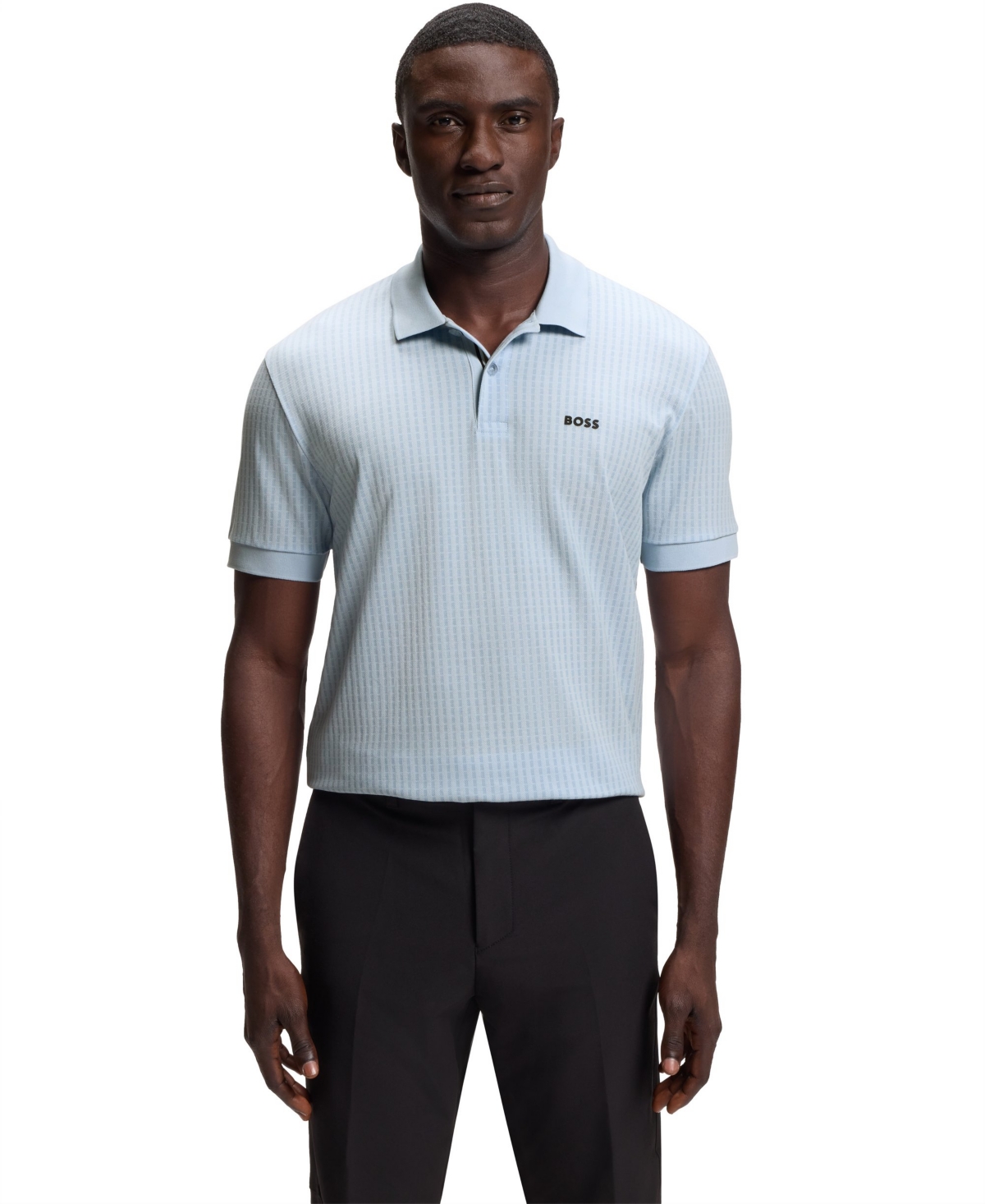 Click here for Boss by Hugo Boss Mens Cotton-Pique All-Over Print... prices