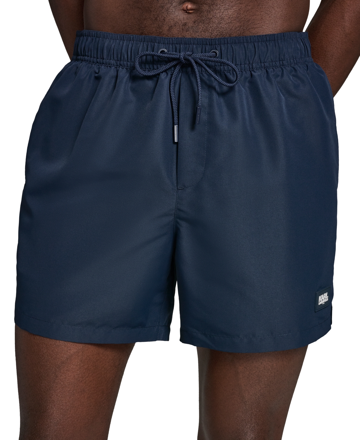 Click here for Karl Lagerfeld Paris Mens Logo Patch Volley Shorts... prices