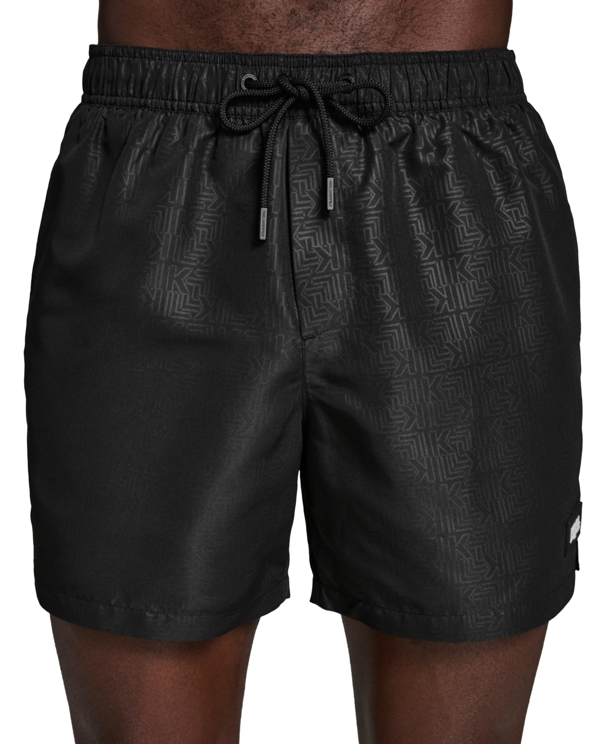 Click here for Karl Lagerfeld Paris Mens Logo Patch Volley Shorts... prices