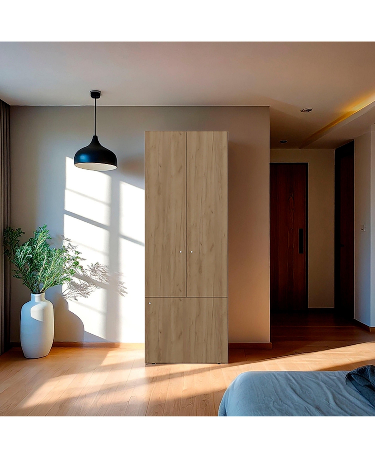 Click here for Fm Furniture Tolleson 3-Door Tall Wardrobe Cabinet... prices