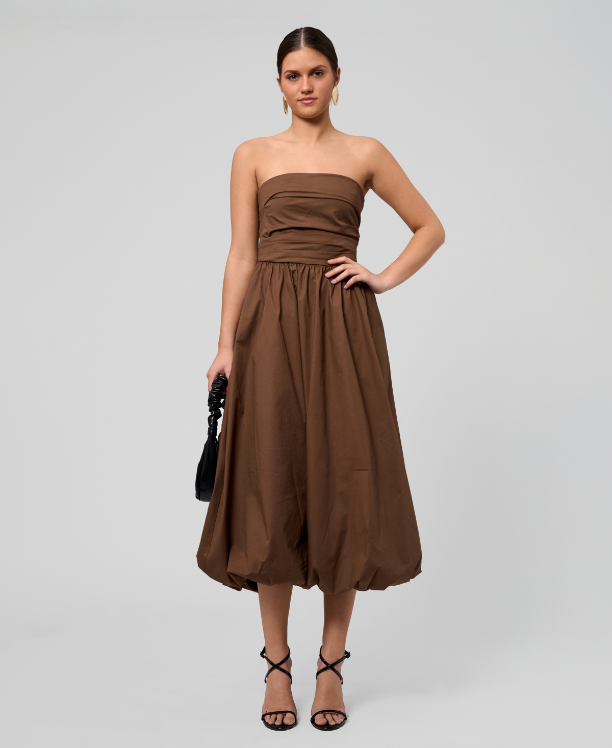 Click here for Rachel Rachel Roy Womens Rosalie Strapless Midi Dr... prices