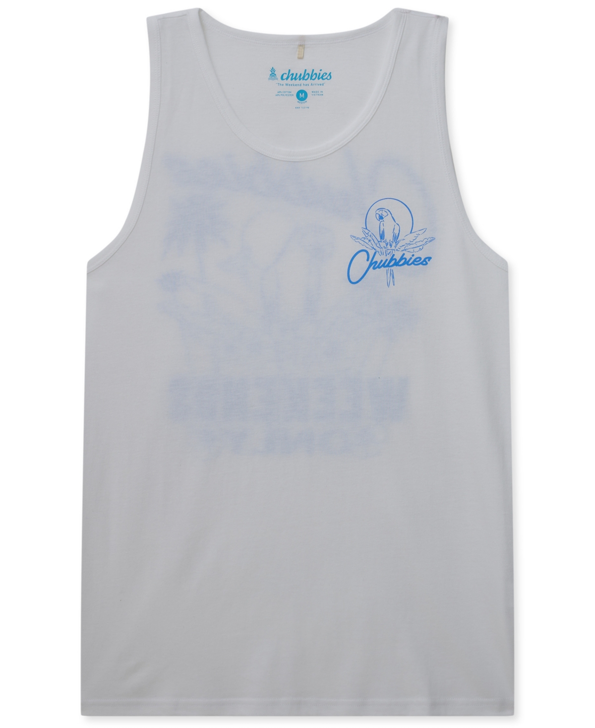 Click here for Chubbies Mens The Weekends Only Scoop Neck Graphic... prices