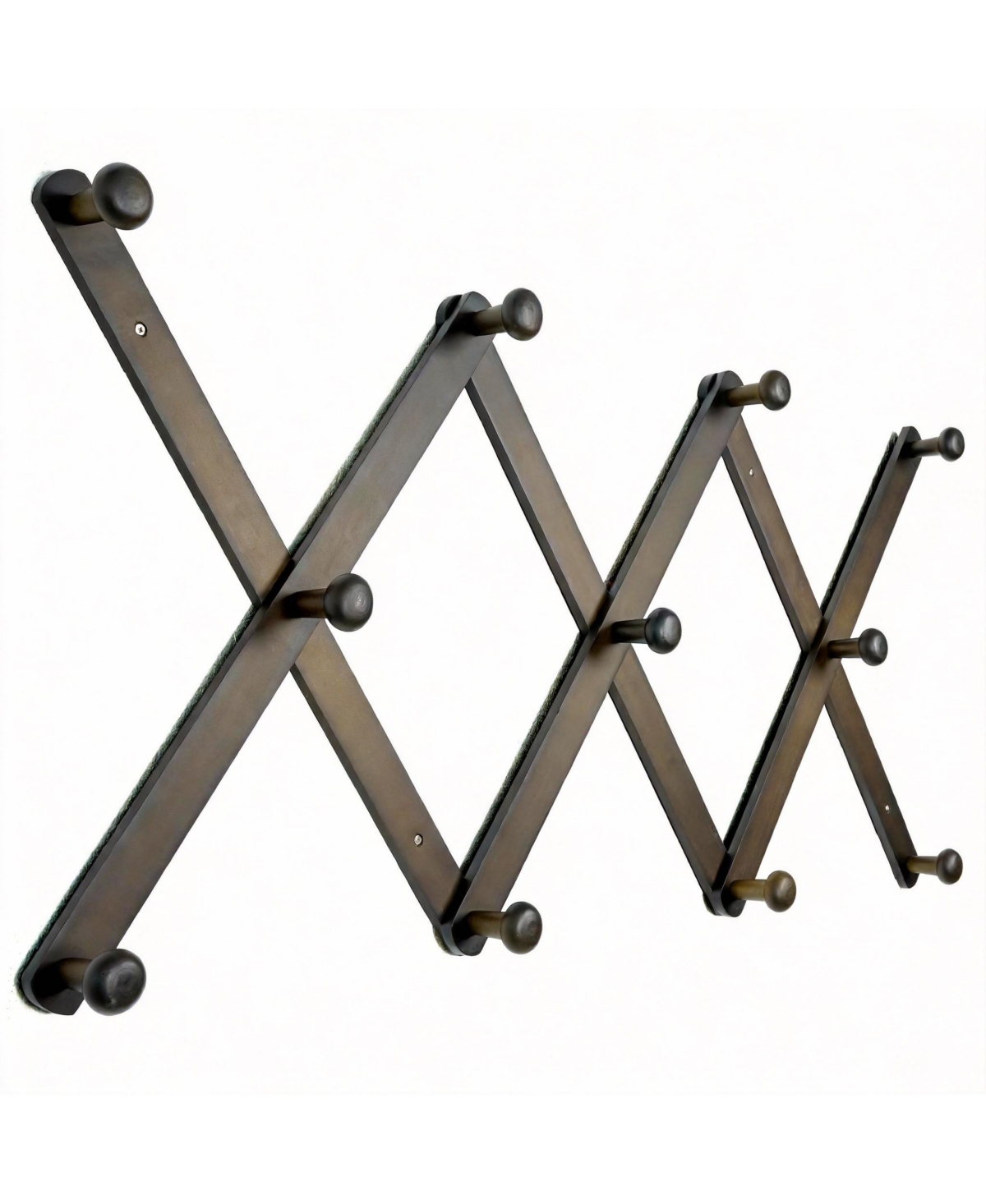 Click here for Yigii Expandable Dark Walnut Wood Coat Rack with 1... prices