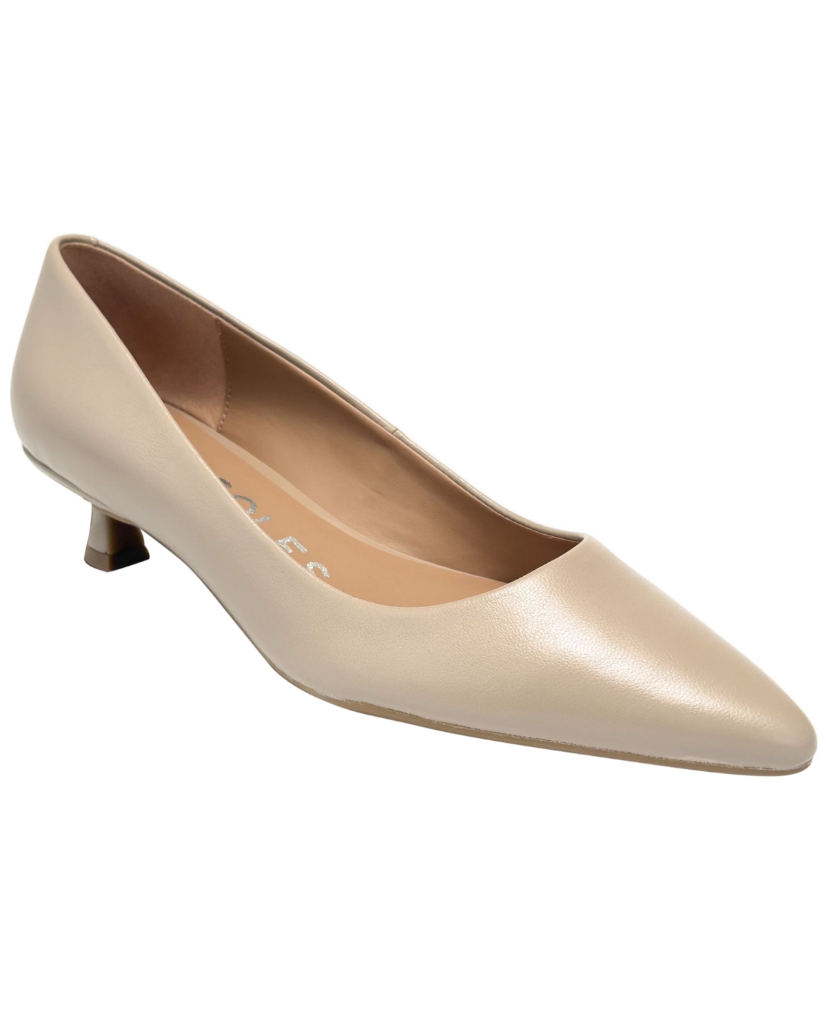 Click here for Aerosoles Womens Rana Kitten Heel Pumps - Dune prices