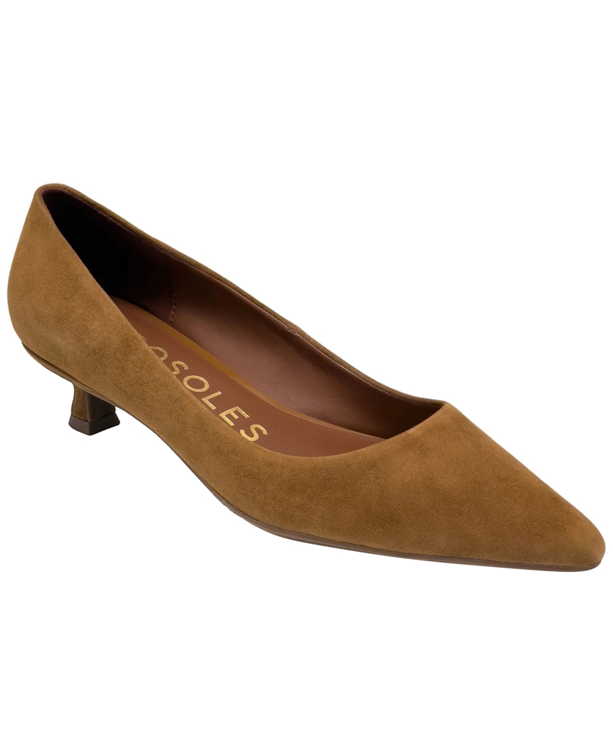 Click here for Aerosoles Womens Rana Kitten Heel Pumps - Tobacco prices