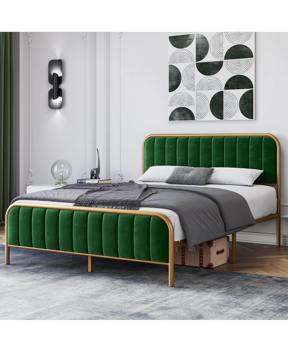 Click here for gaomon Full Size Bed Frame  Platform Bed Frame wit... prices