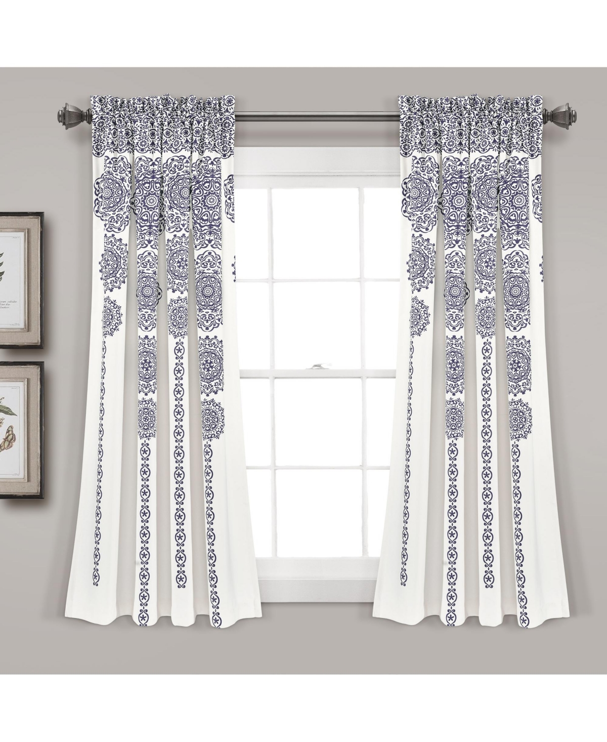 Click here for Lush Decor Stripe Medallion Light Filtering Window... prices