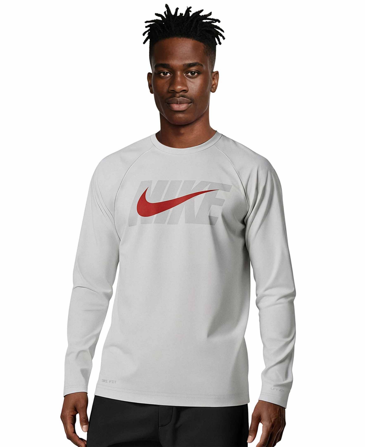 Click here for Nike Mens Long-Sleeve Crewneck Hydro Guard Swim Sh... prices